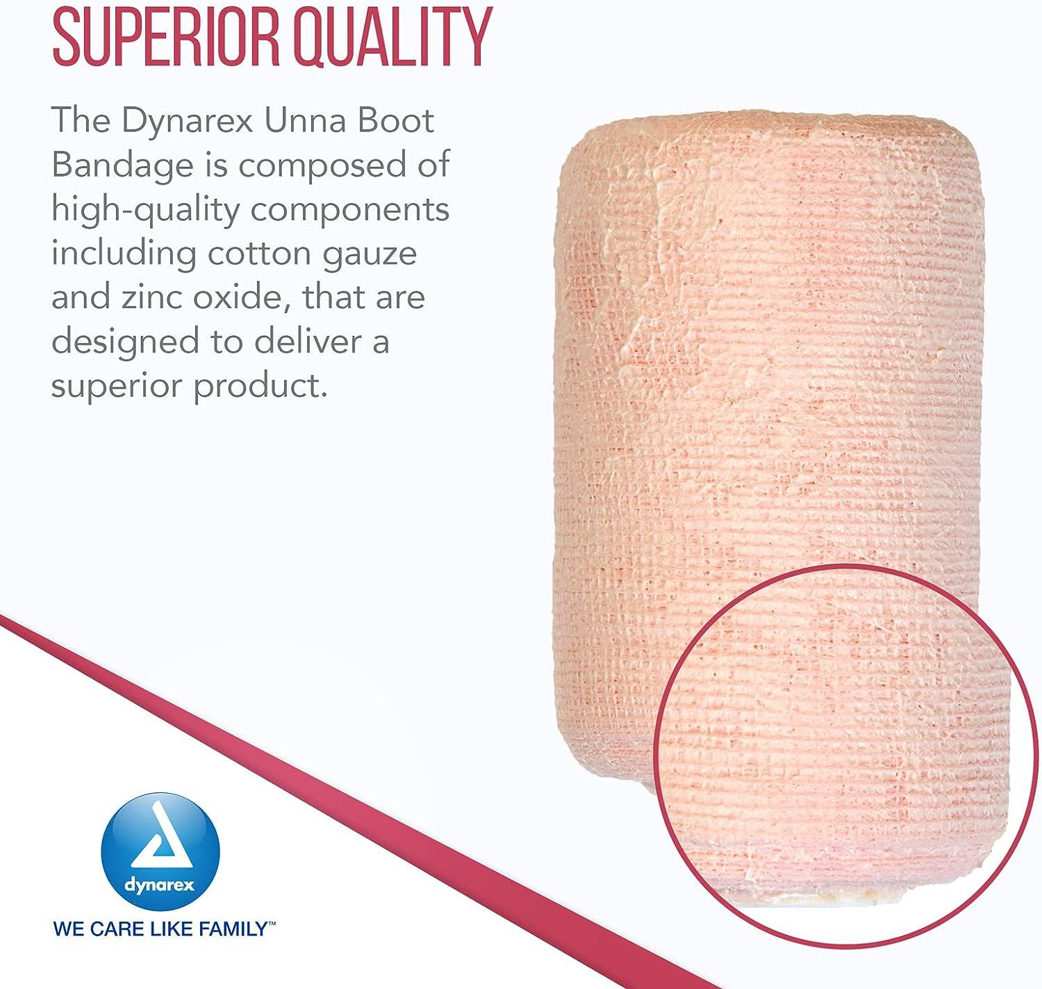 Dynarex Unna Boot Bandage - Customized Compression for Leg Ulcers ...