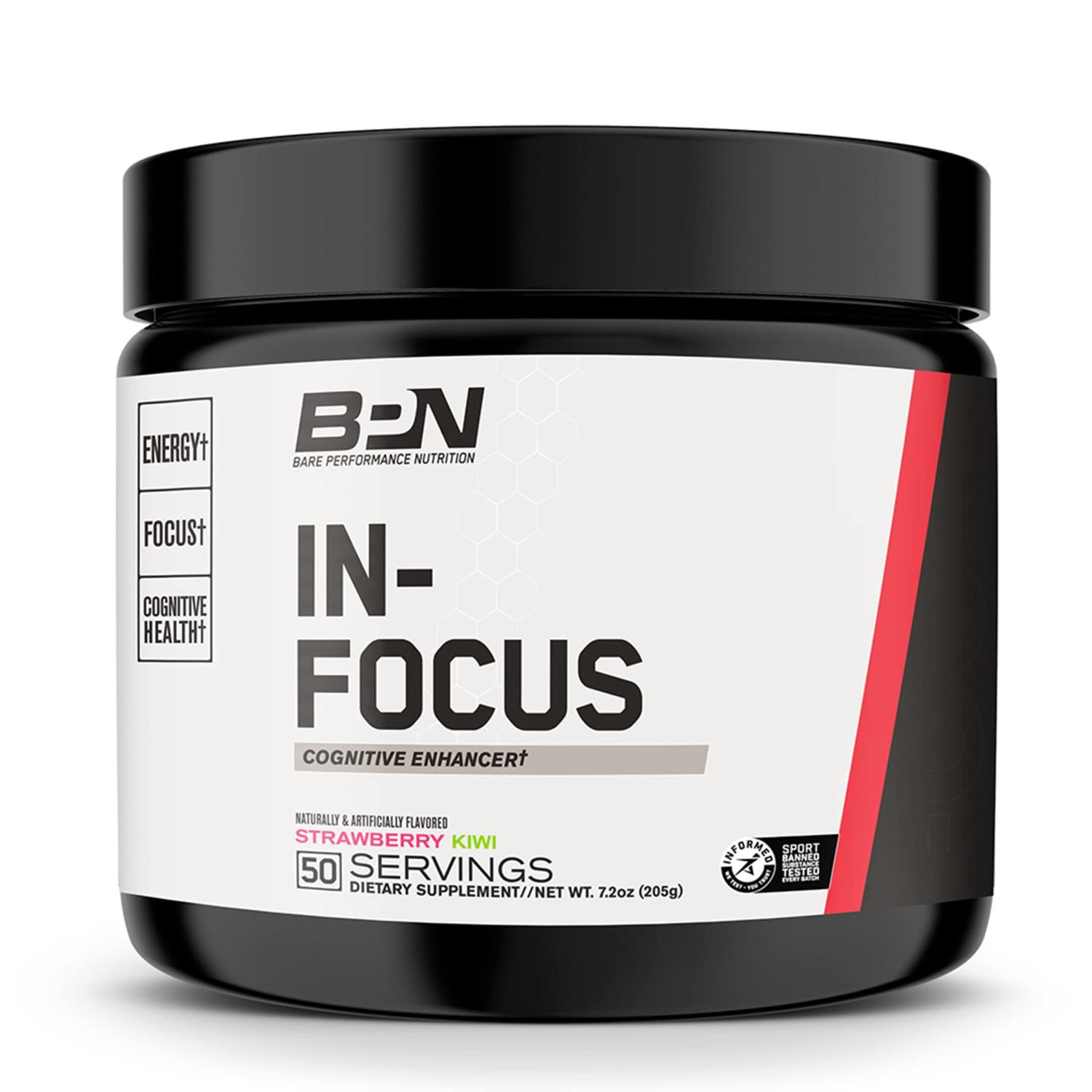 Bare Performance Nutrition In-Focus Cognitive Enhancer Thermogenic ...