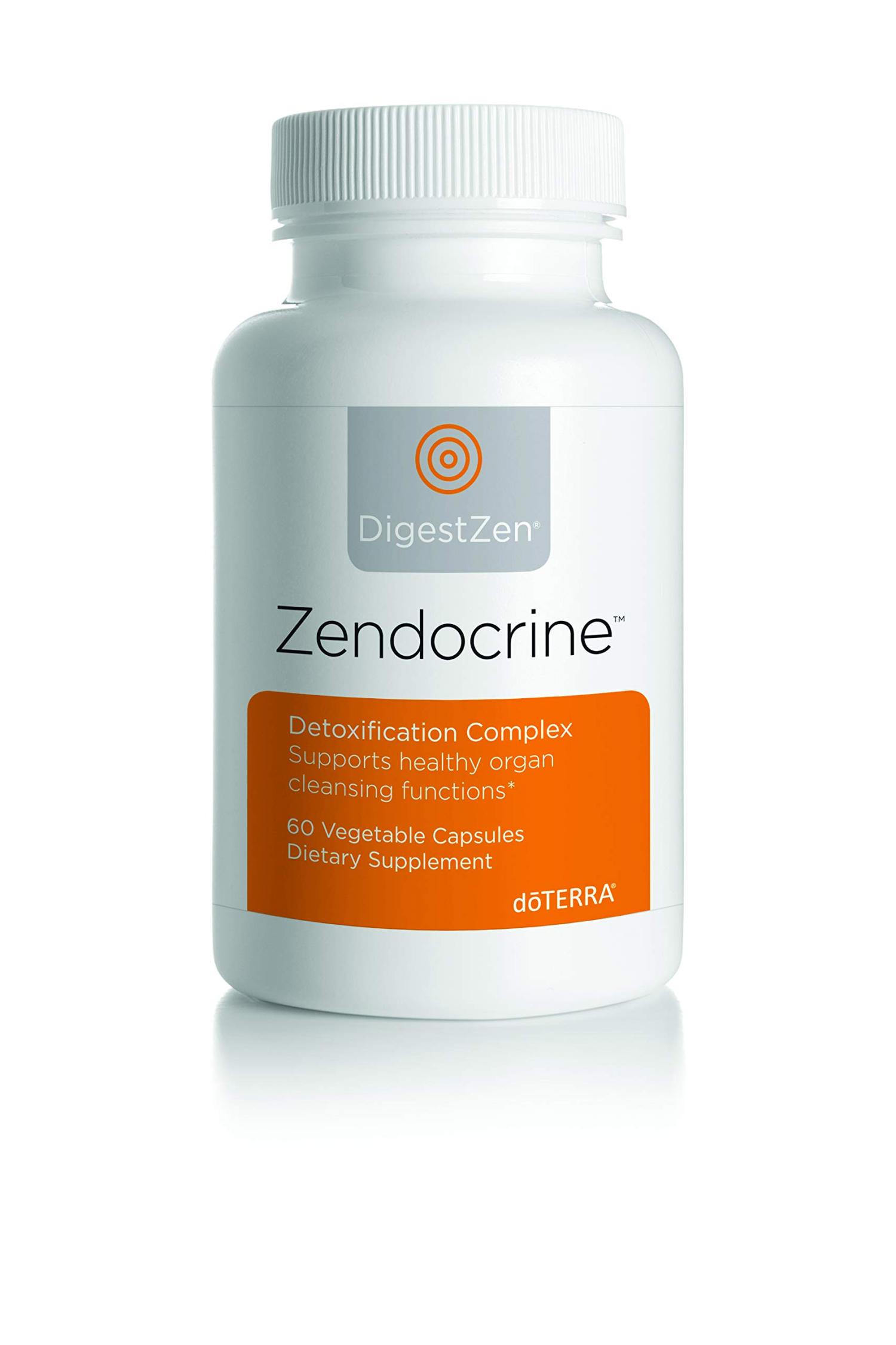 doTerra Zendocrine Detox Complex - 60 Veg Capsules | Natural Detox ...