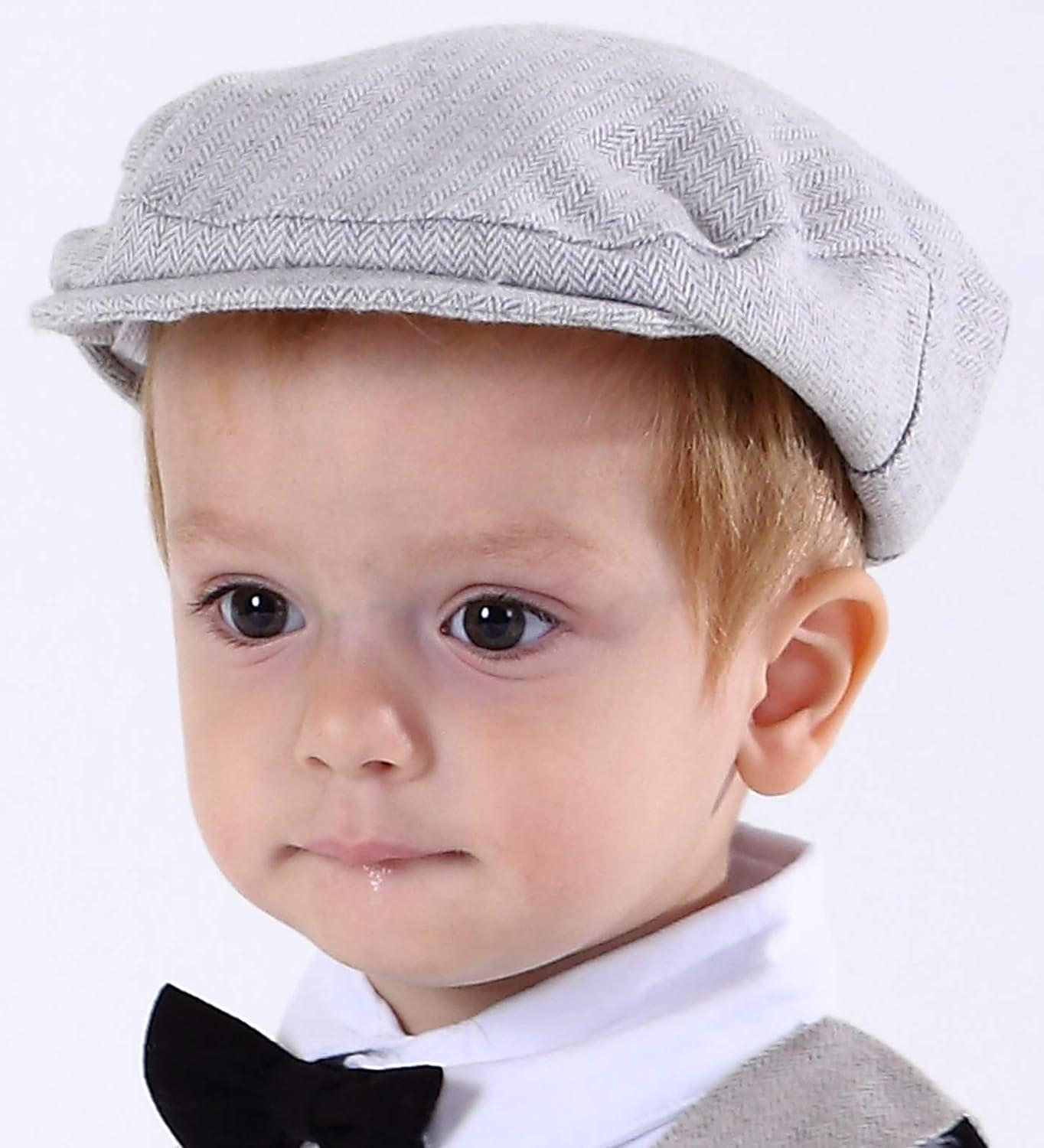 Gentleman Style: Mint Green Baby Boys Flat Cap | Herringbone Tweed ...