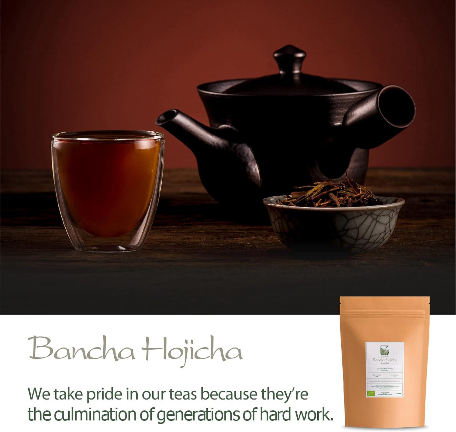 Bancha Hojicha Organic Green Tea - Houjicha Roasted Tea From Japan - Japanese Tea 200g | Buy Now ...