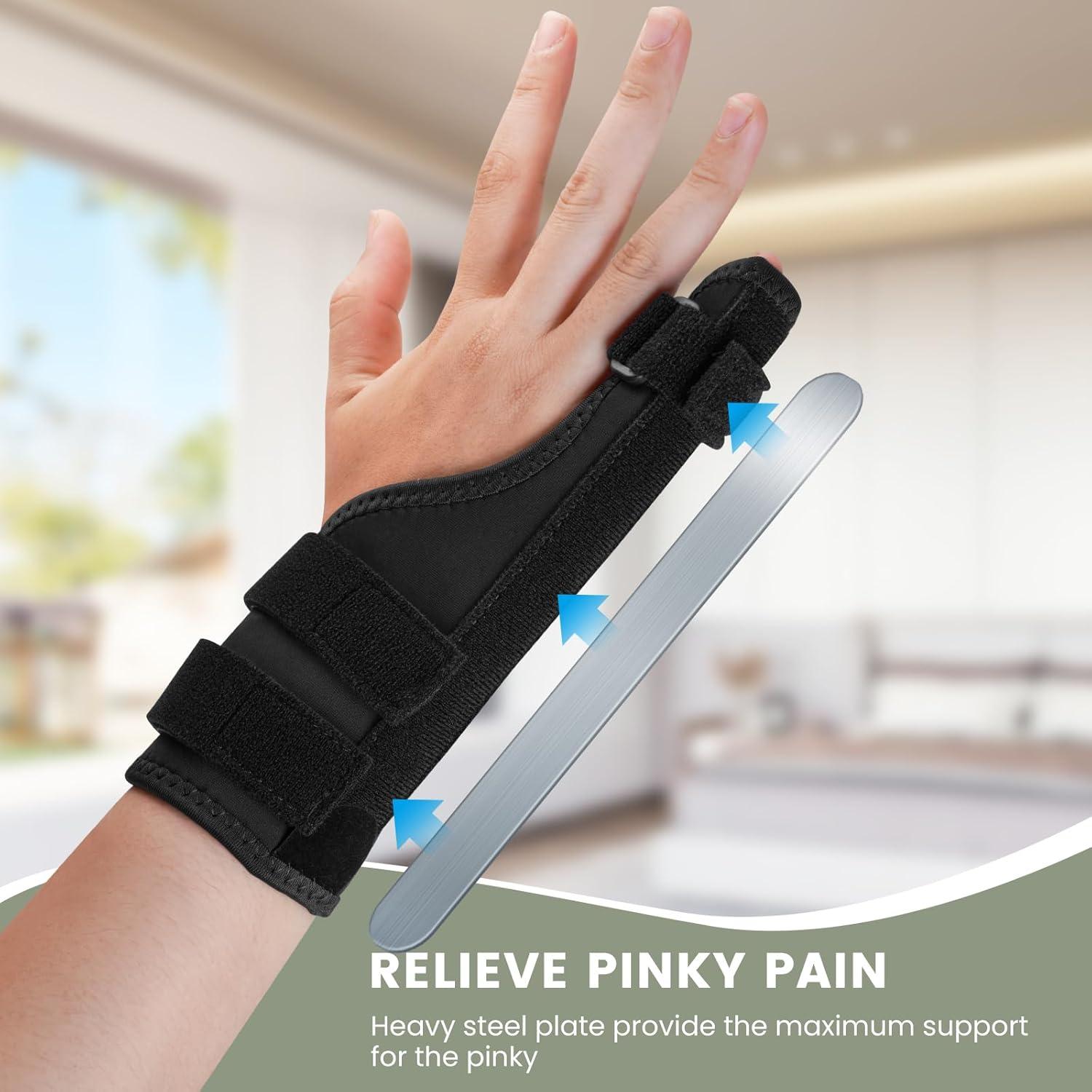 Ednyzakrn Upgrade Small Finger Rail & Trigger Finger Brace for Carpal ...