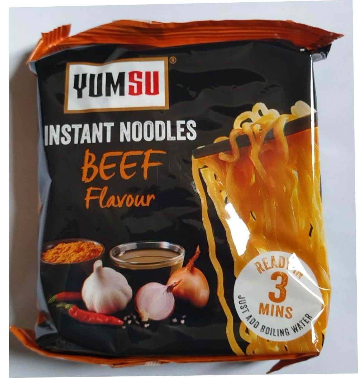 Instant Noodles beef Flavour pack of 10 ready to eat in 3 mins. | Buy ...