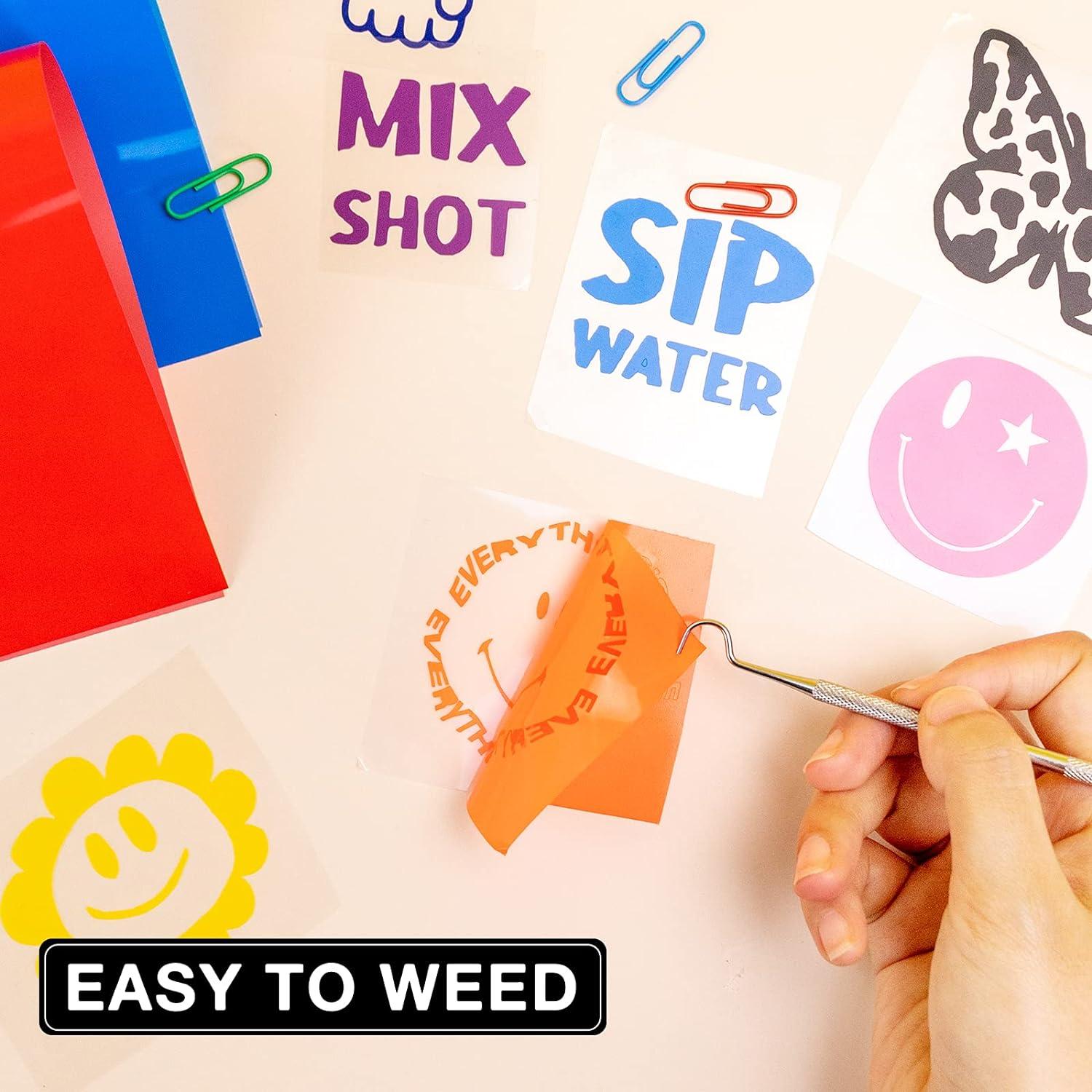 JANDJPACKAGING Tiffany Permanent Vinyl - 14 Pack 12 x 12 Tiffany ...