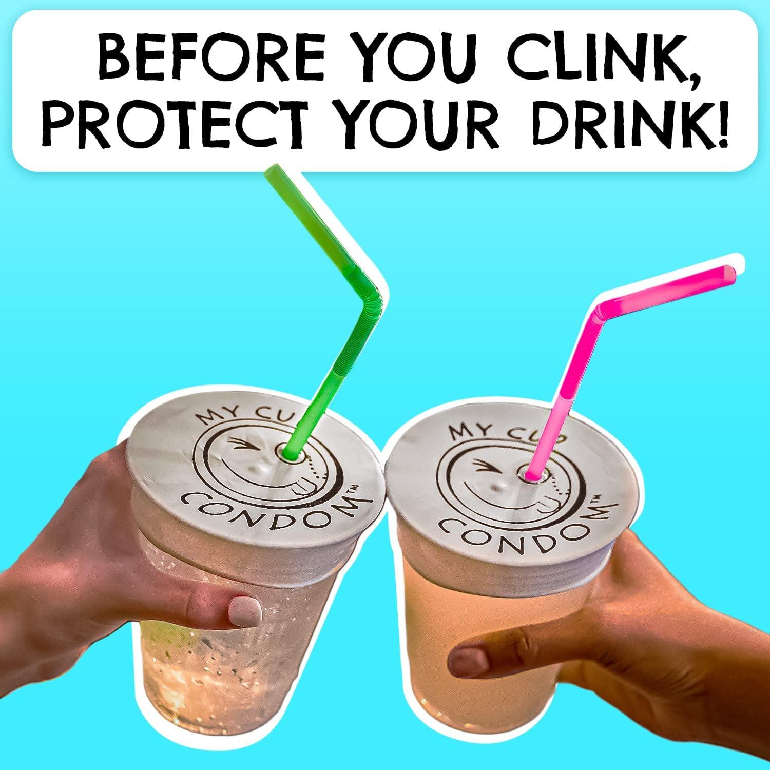 Drink Protection Cap (12 Pack) - Spiking Prevention Cup Covers ...