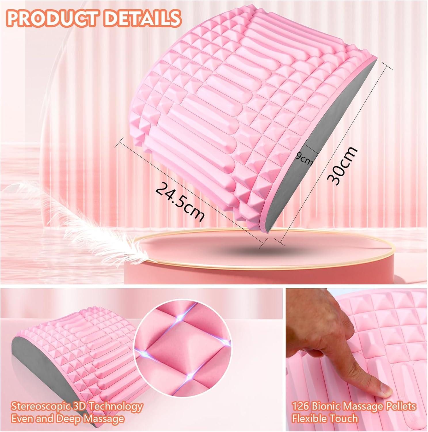 Joligaea 2-in-1 Neck and Back Extensor Pillow | Lumbar Support & Back ...