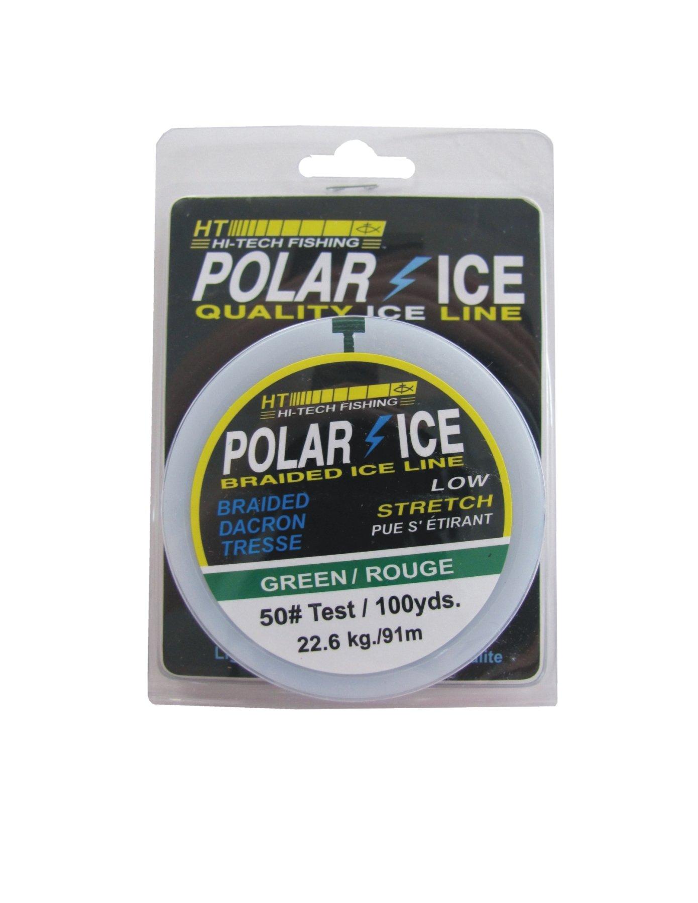 Polar Ice No. 50 Braided Fishing Line Green - 100 Yard Spool | HT ILG ...