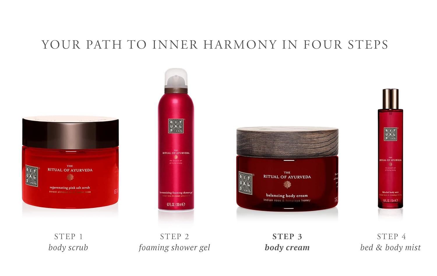 Buy RITUALS Ayurveda Body Cream - Rose 220 ml | Nourishing Moisturizer ...