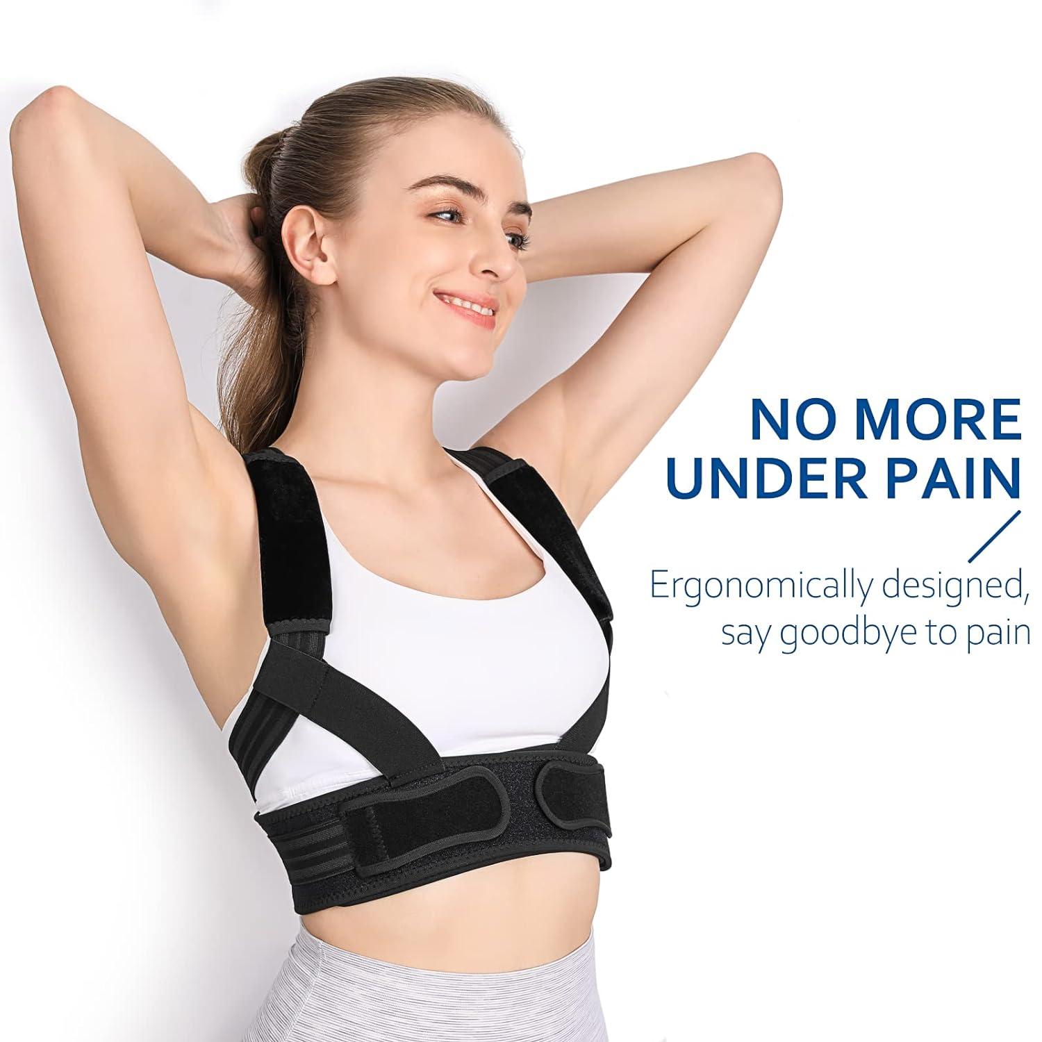 Mercase Posture Corrector for Women and Men - Adjustable Back Support ...