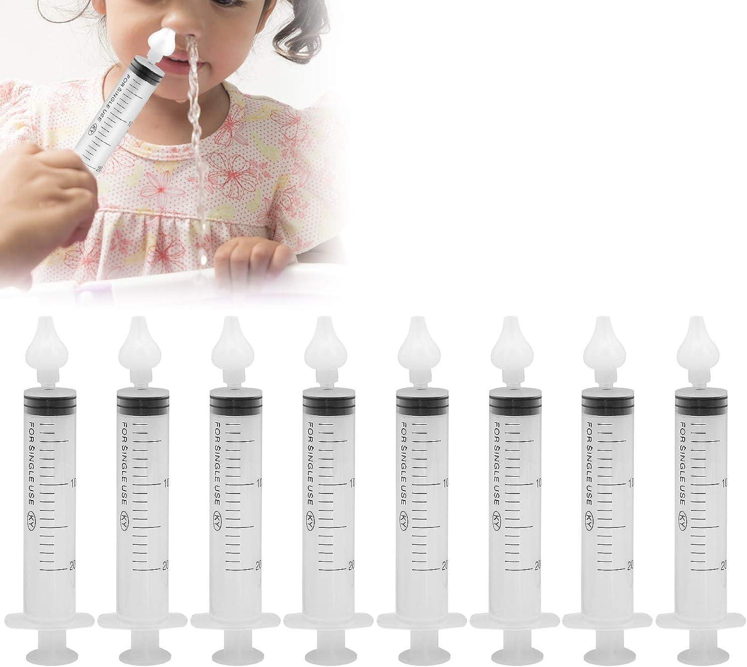 8pcs Nasal Irrigator Syringe | 20ml Portable Pressure Nasal Wash System ...