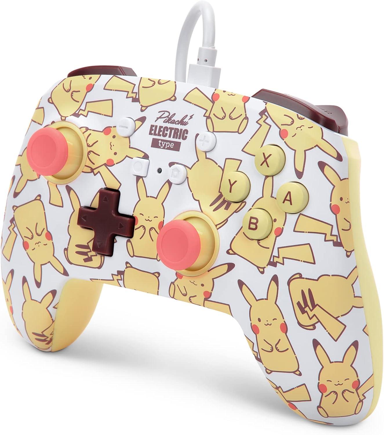 PowerA Enhanced Wired Controller for Nintendo Switch - Pikachu Blush ...