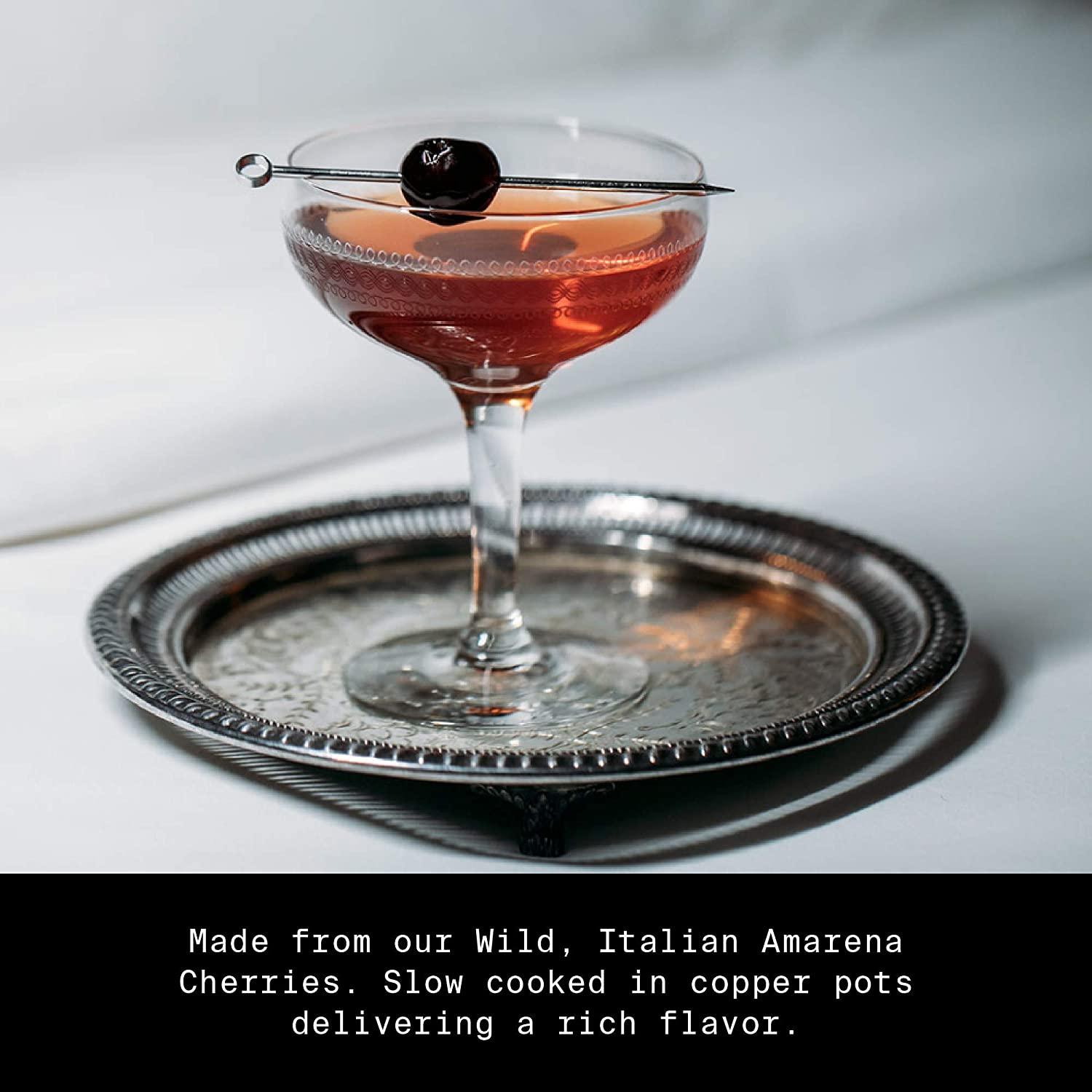 Filthy Black Cherry Syrup - Premium Cocktail Cherry Garnish - Non-GMO ...