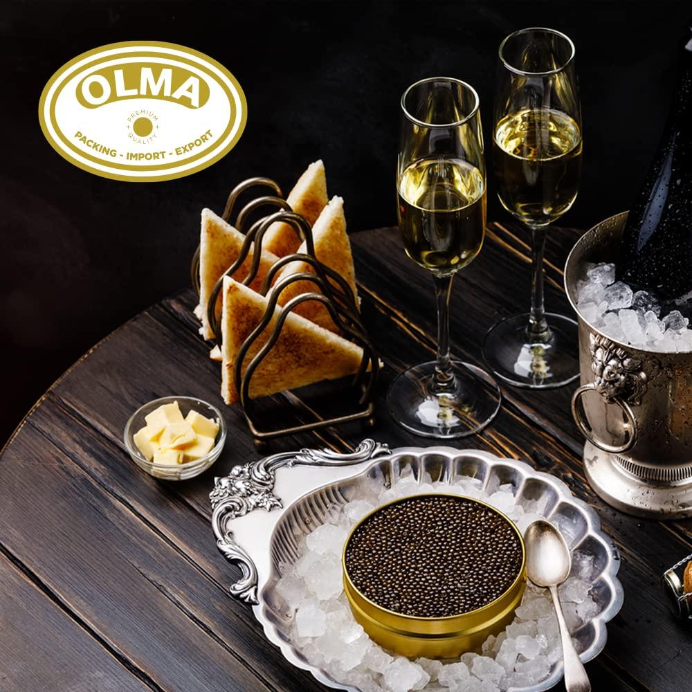 OLMA Four Seasons Black Caviar Gift Box - Includes 4 oz of Domestic ...