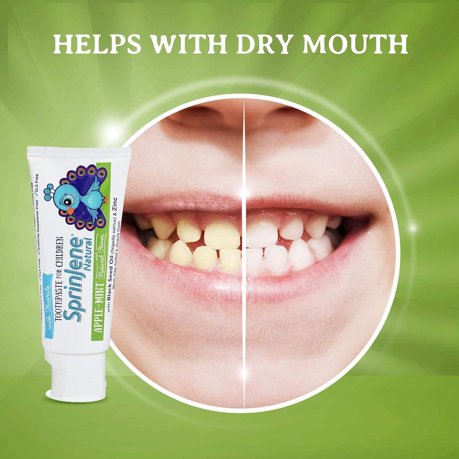 kids toothpaste mint