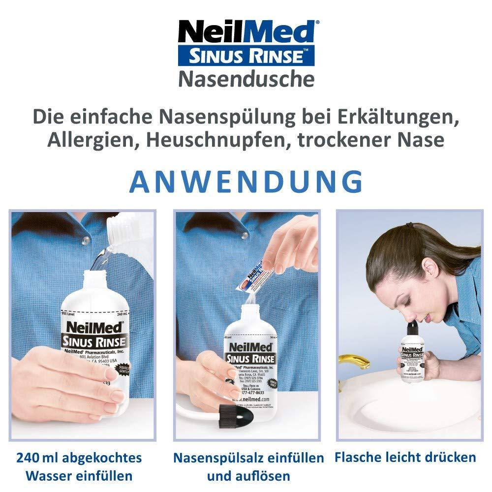 Neilmed Nose Rinsing Salt - 60 Portions | Alleviate Colds & Allergies ...