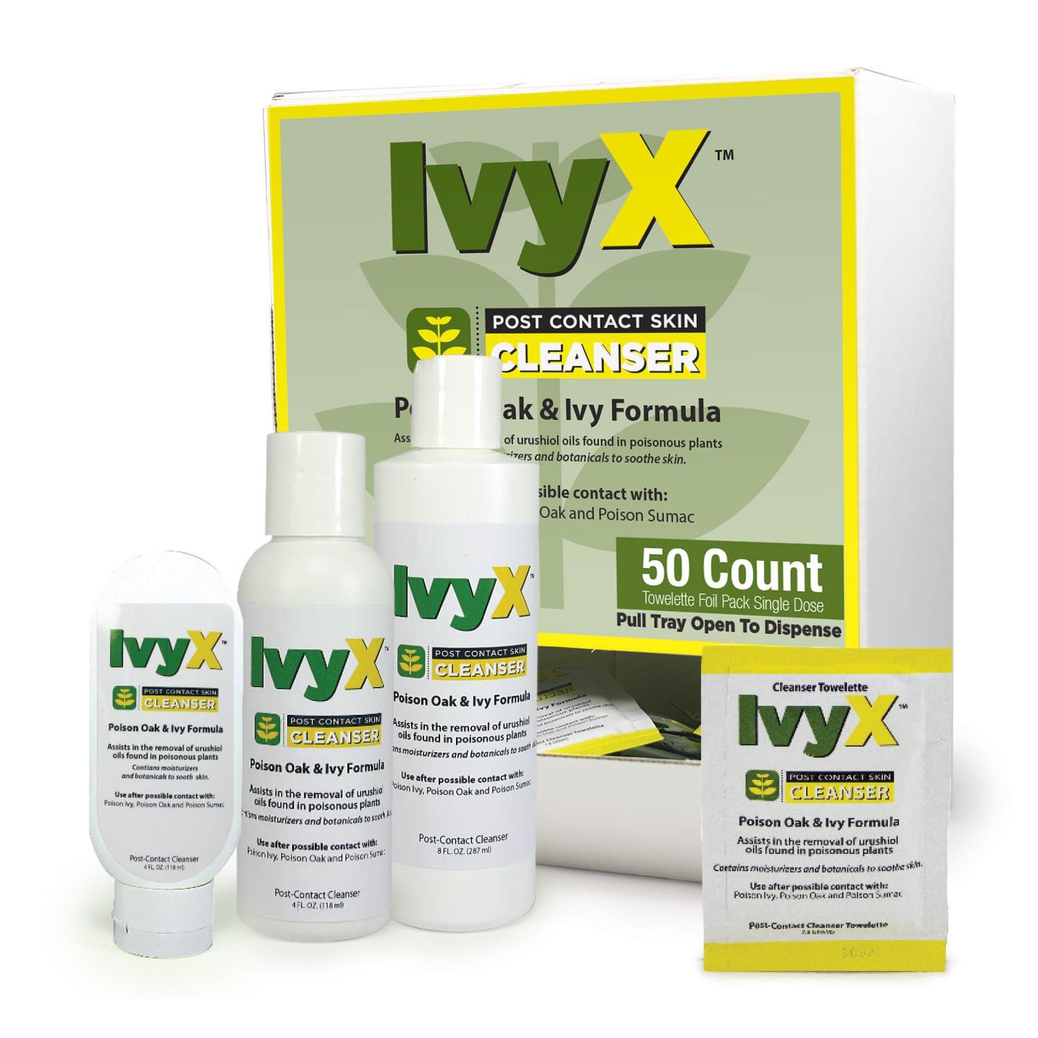 IvyX Post Contact Poison Ivy Treatment Gel - 4 oz. Bottle | Removes ...