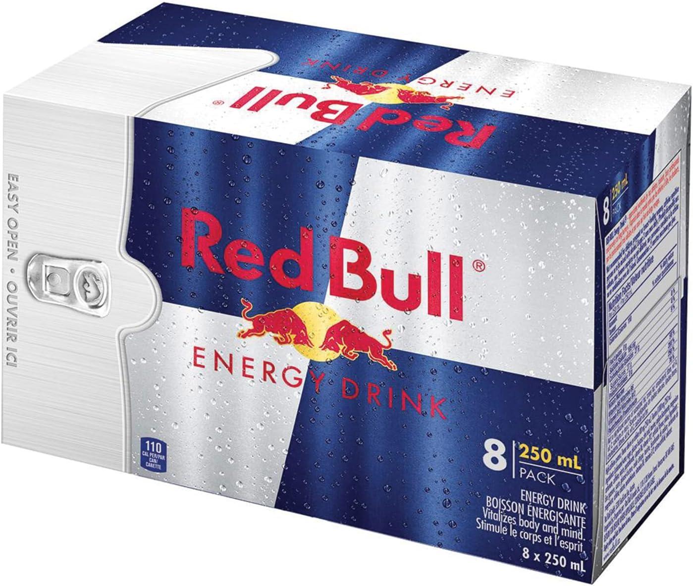 Red Bull Energy Drink 250ml (8 pack) 250ml (Pack of 8) | Buy Now with ...