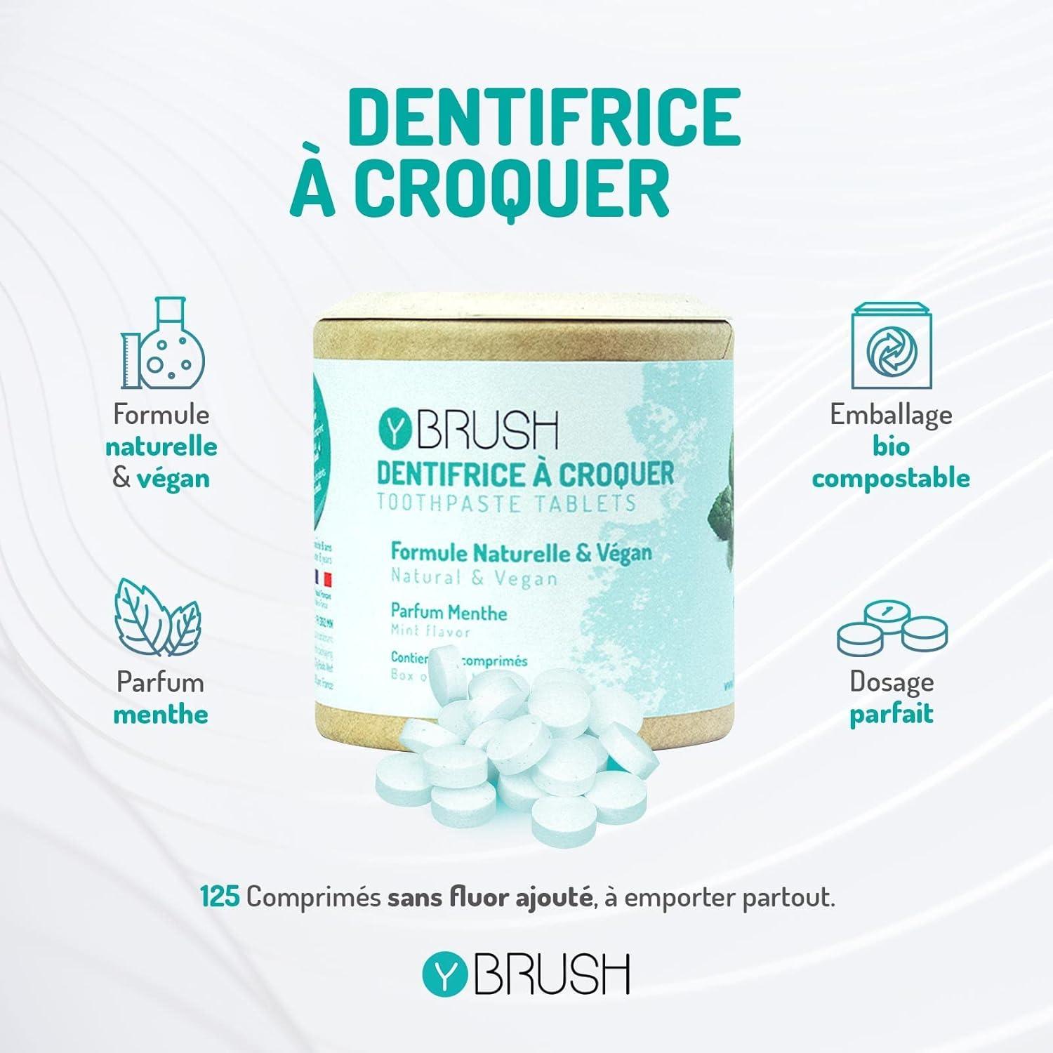 Chewable Toothpaste - Natural & Vegan - Fluoride-Free - Made in France ...