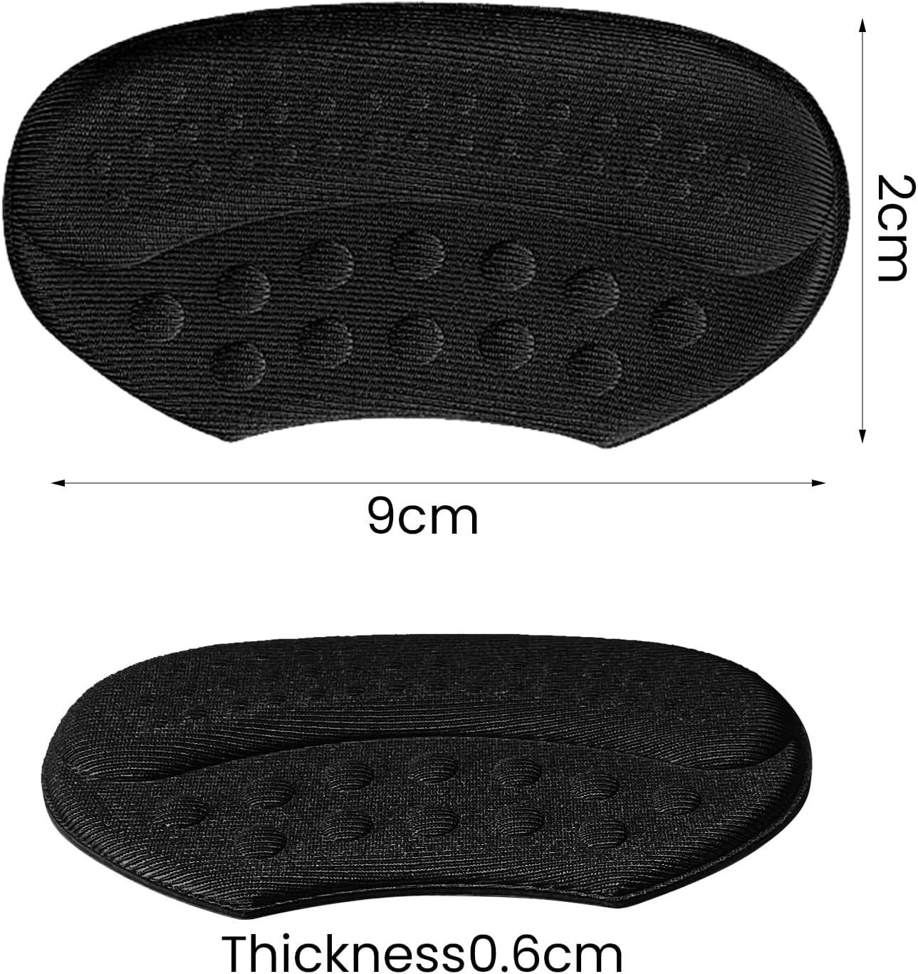 Heel Grips Cushion Pads - 2 Pair Self-Adhesive Shoe Size Reducer for ...