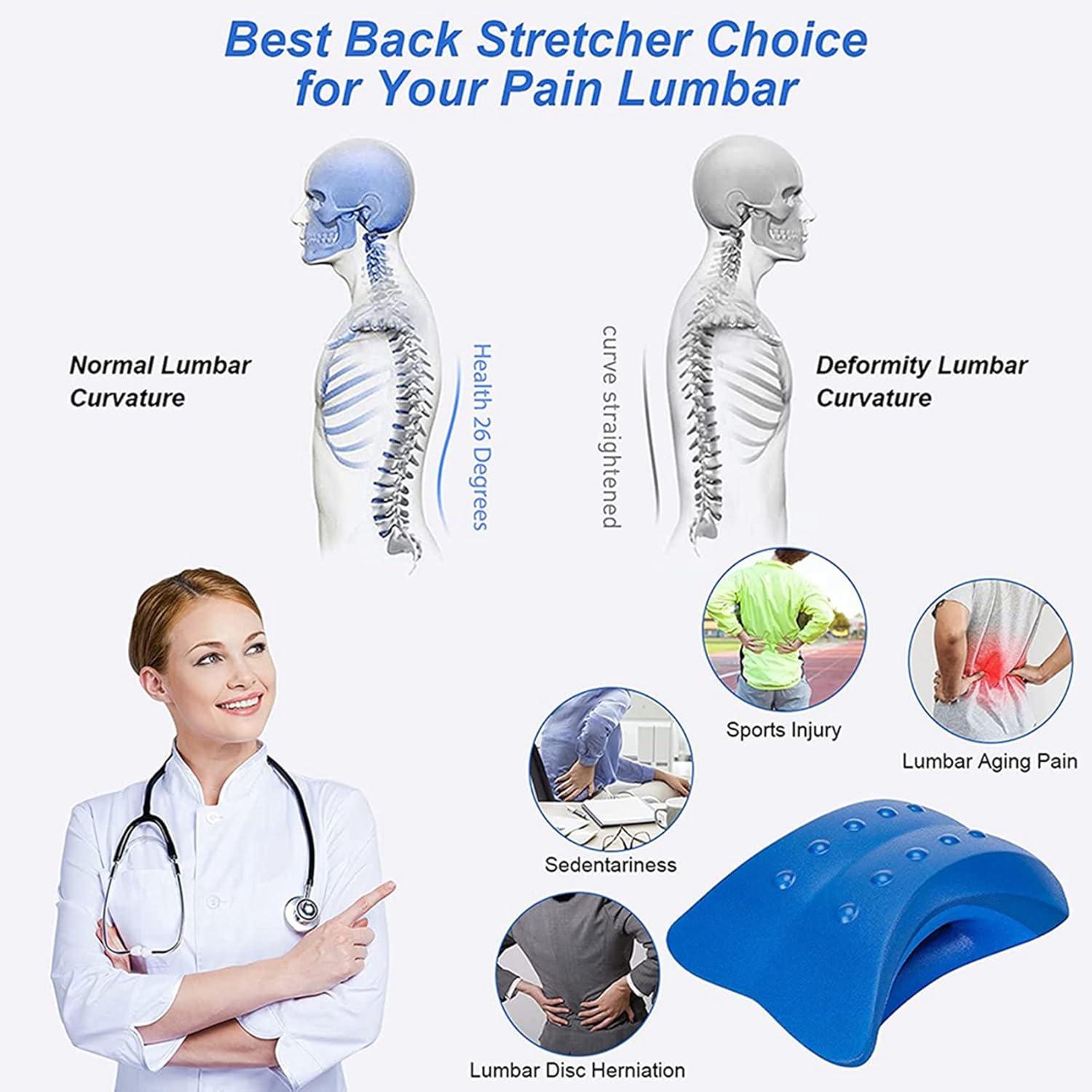 IGUATU Foam Lumbar Support Device - 2 Pack | Spinal Pain Relief ...