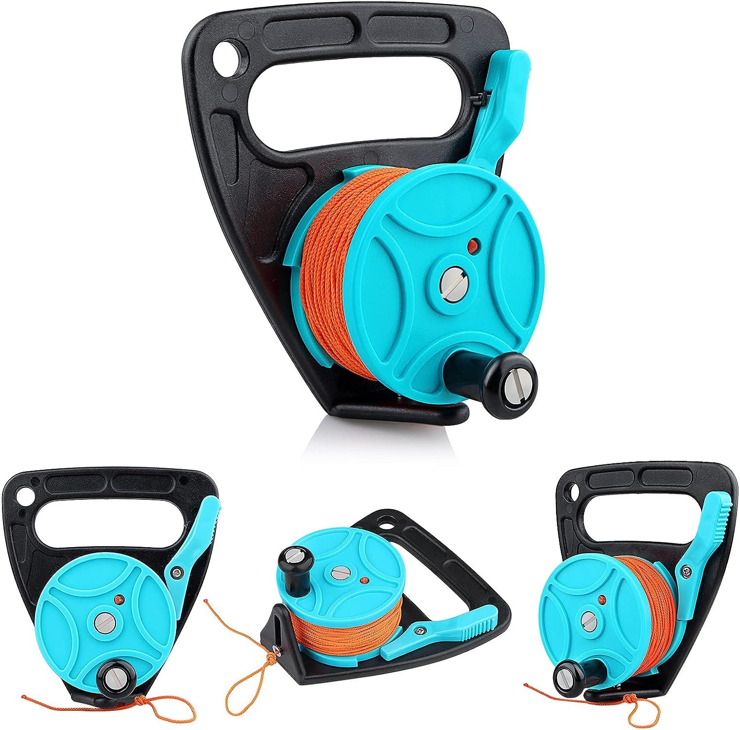 High Visibility Scuba Dive Reel 150ft with Thumb Stopper - Cave & Wreck ...