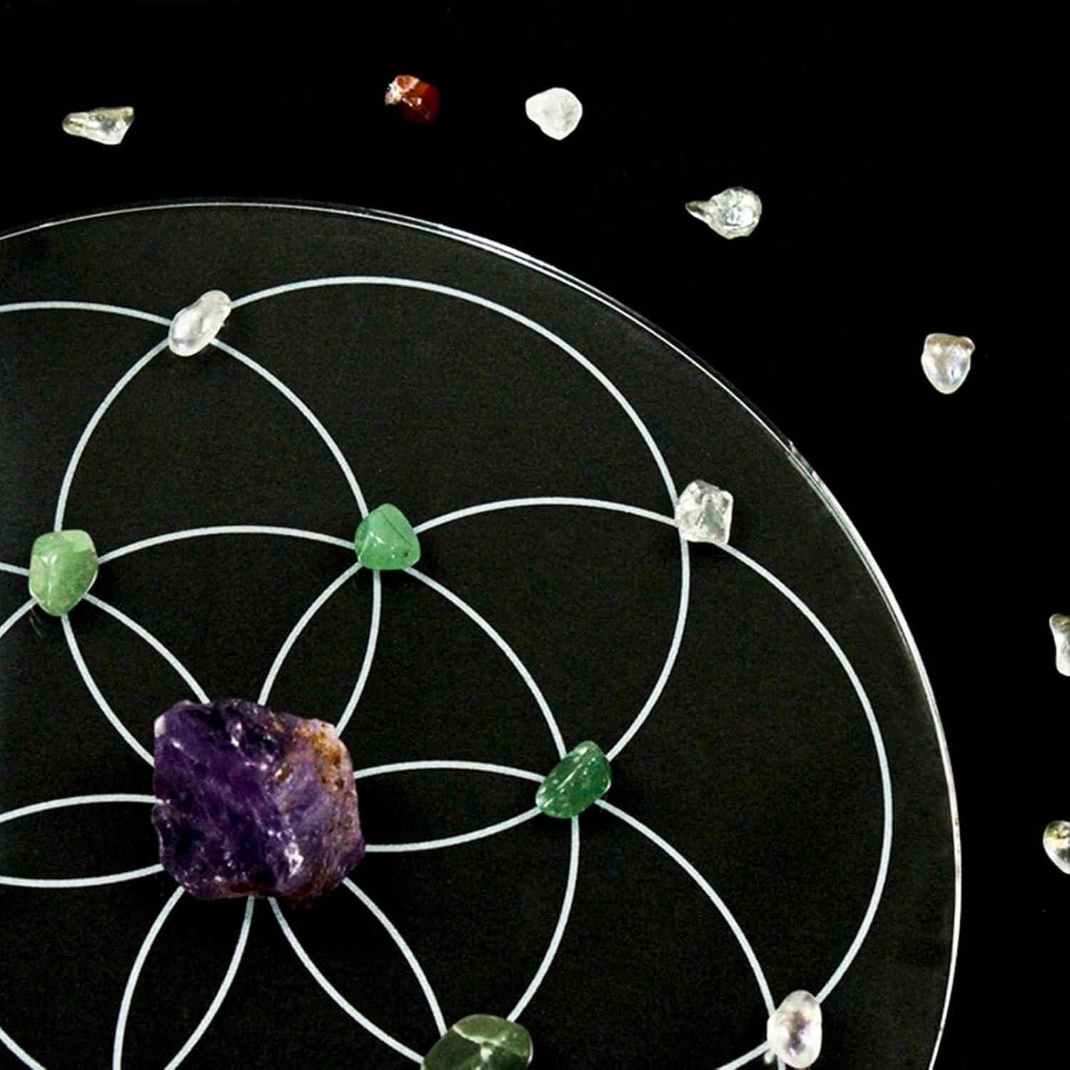 Buy Maseyivi Crystal Current Board - Pendulum Board for Energy & D cor ...