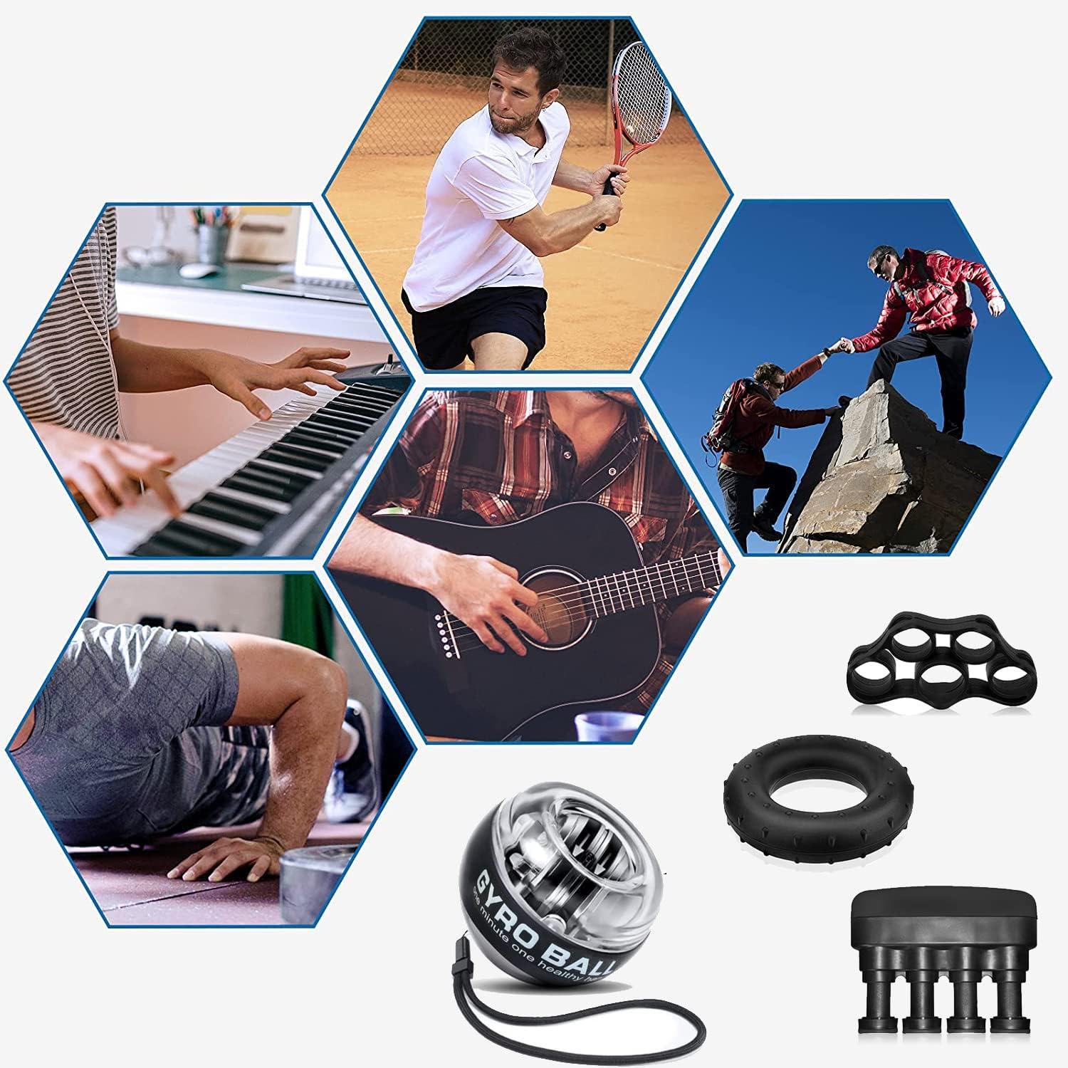 Buy Mumuwind Wrist Ball & Gyroball - LED Hand Training Device ...