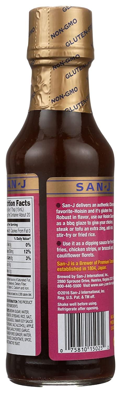 San J Sauce Hoisin 10 oz - Authentic Asian Flavors for Stir-Fries and ...