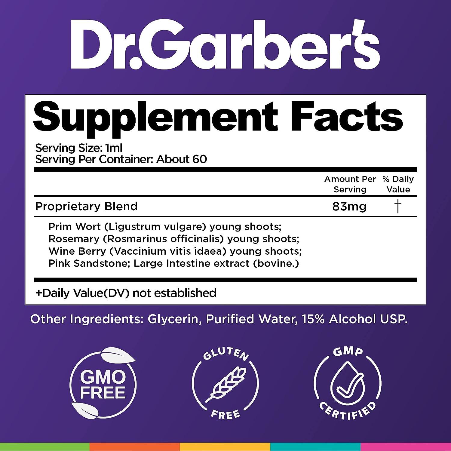Dr. Garber's Natural Solutions Constipation Relief Drops - 60ml | Buy ...