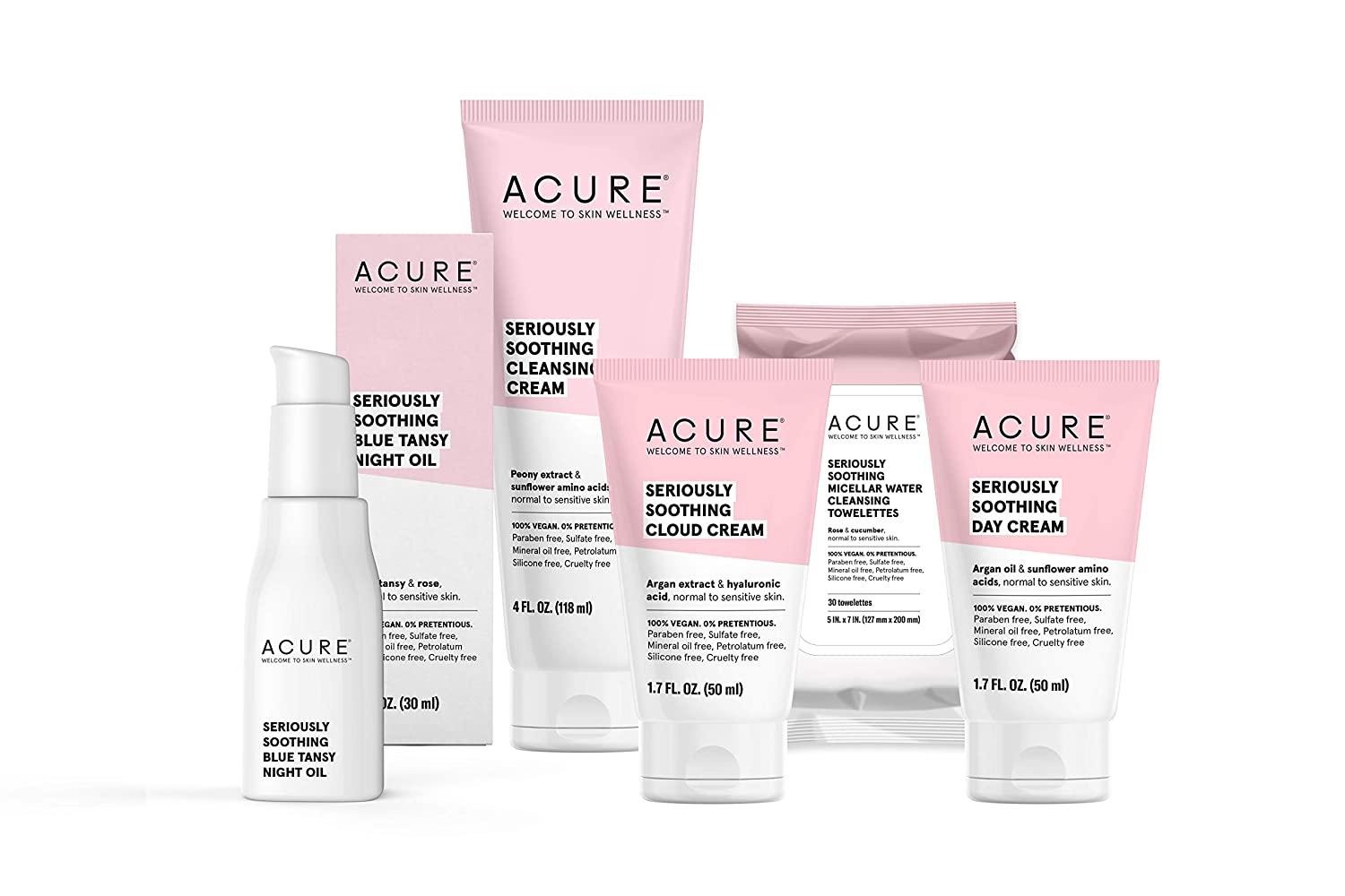 Acure Seriously Soothing Lotion 8oz - Vegan Cocoa Butter & Colloidal ...