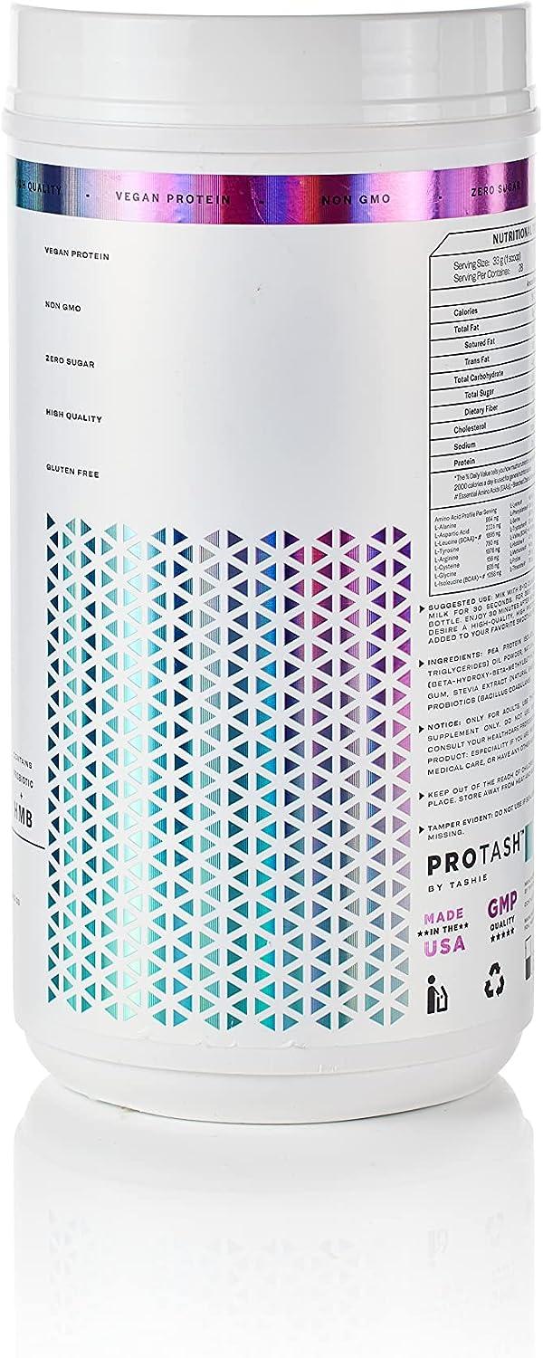 PROTASH Vegan Protein Powder by TASHIE - 20g Pea Protein, Non GMO, Zero ...
