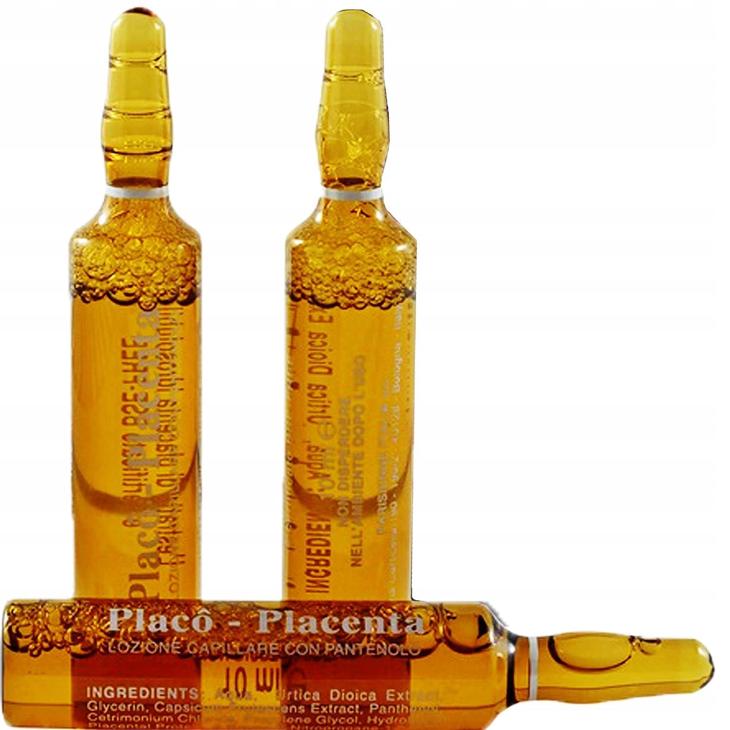 Hair Loss Placenta Placo Intensive Treatment - 12 Vials 0.35 oz | Buy ...