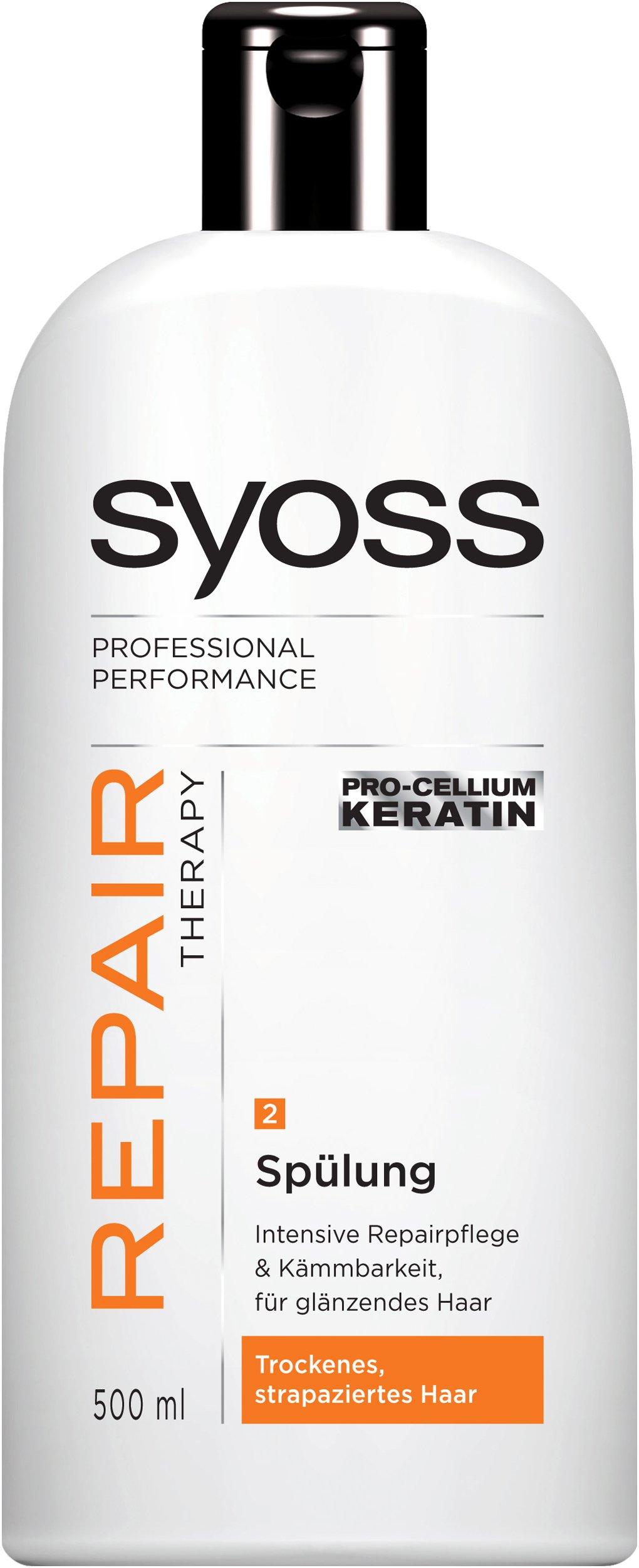 Syoss Conditioner Repair Therapy 2-Pack - Nourishing 2 x 500 ml ...