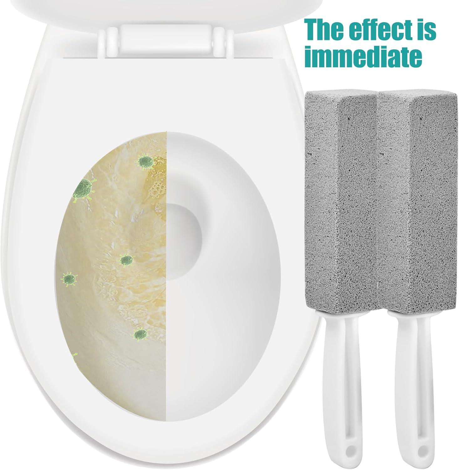 CHStarina 4-Piece Pumice Stone Cleaning Set - Effective Hard Water ...