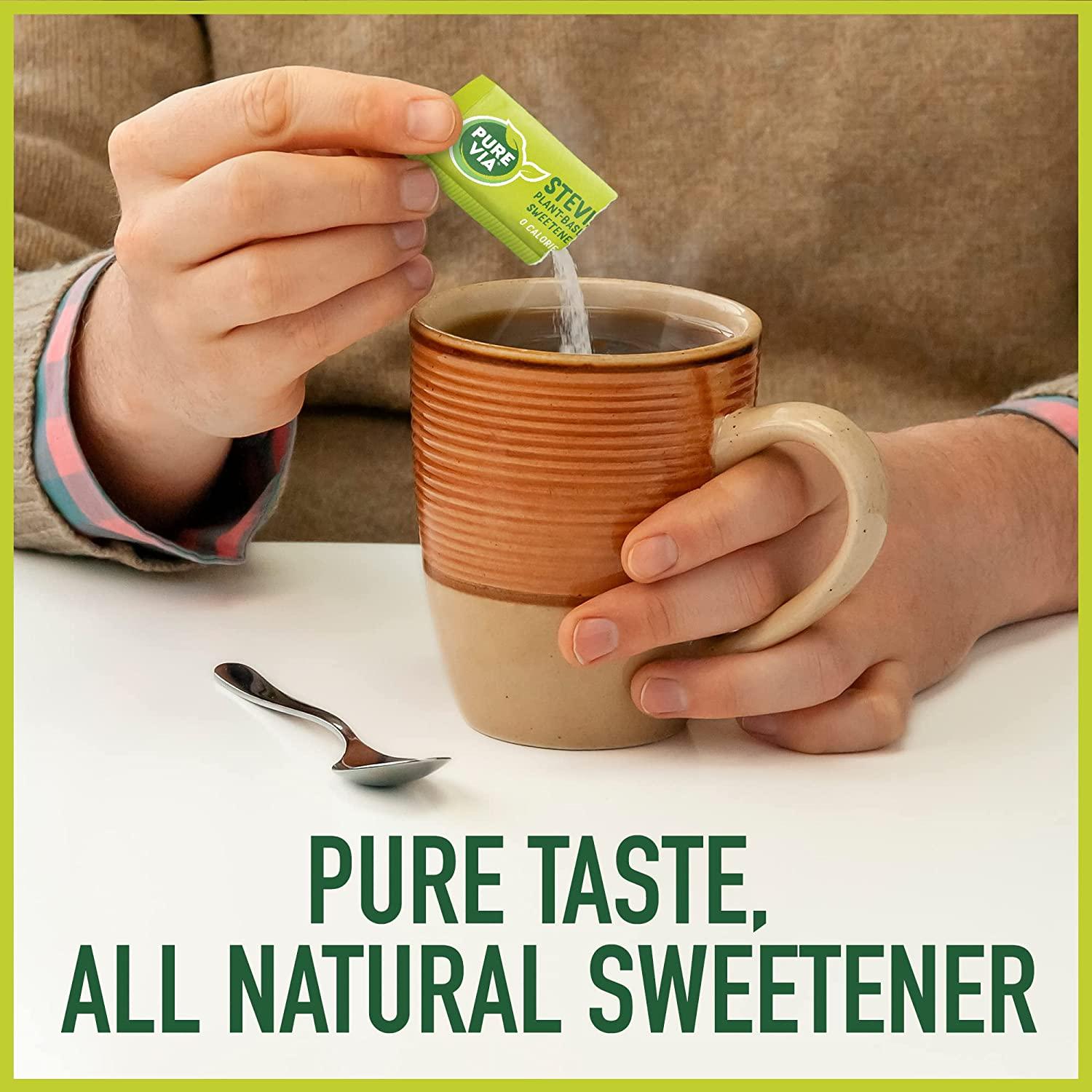 Pure Via Stevia Sweetener 28.2oz - 800 Packets, 800 Count (1 Pack ...