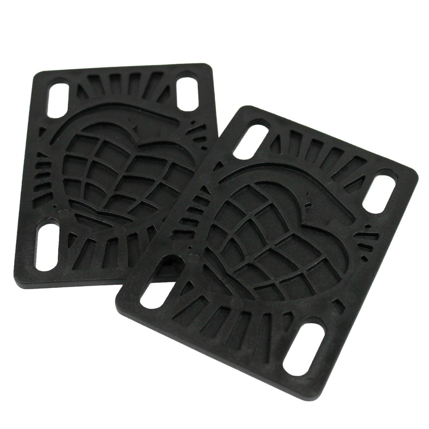 Thunder Riser 1/8 - Black (Set of 2) | Premium Skateboard Riser Pads ...