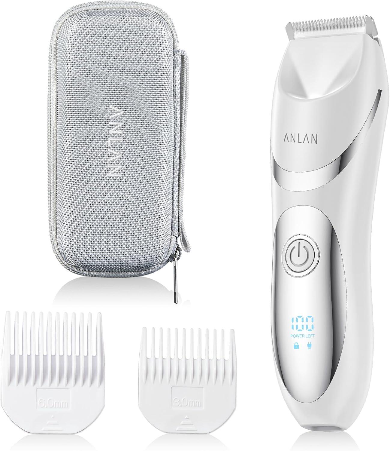 ANLAN Electric Lady Shaver for Women - Waterproof Bikini Trimmer & Body ...