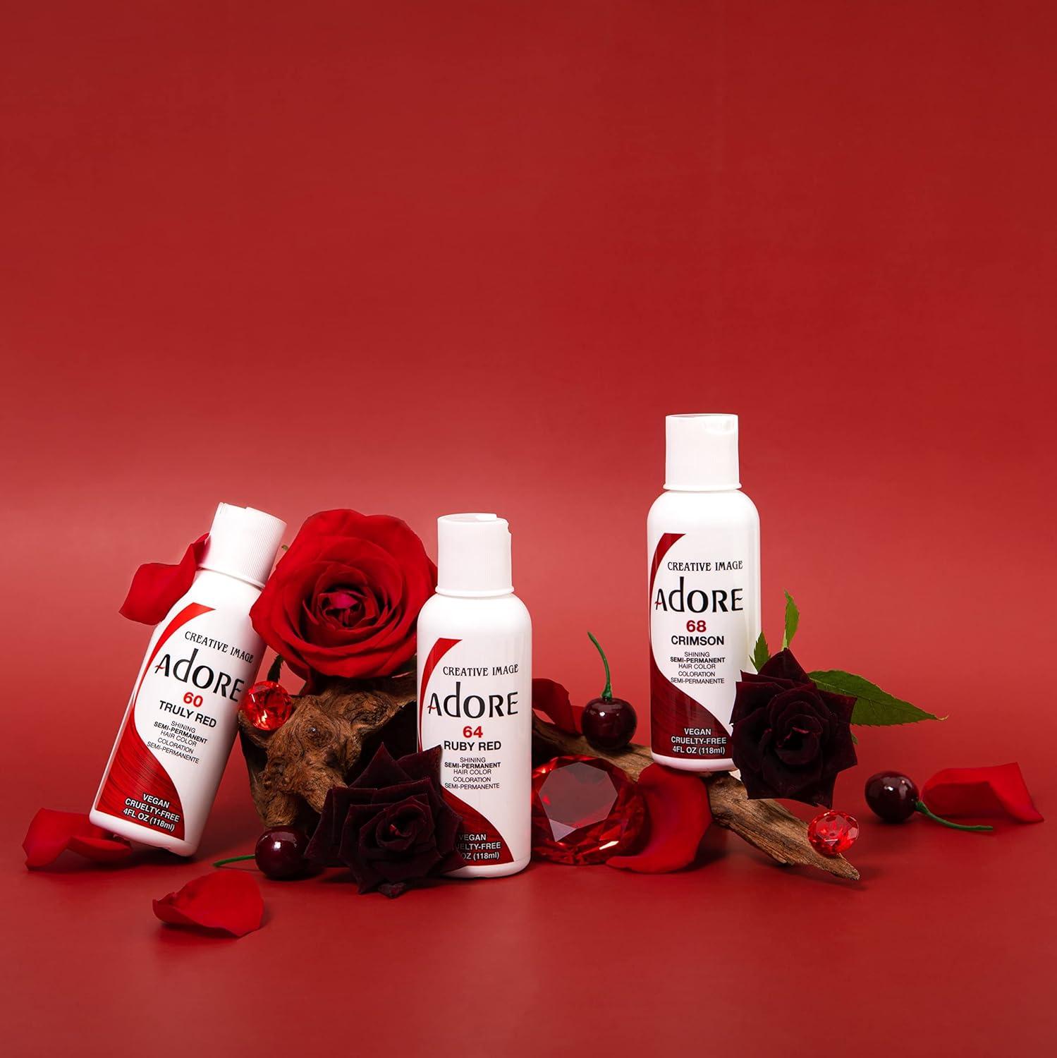 Buy Adore Shining Semi-Permanent Hair Color 70 Raging Red 118ml ...