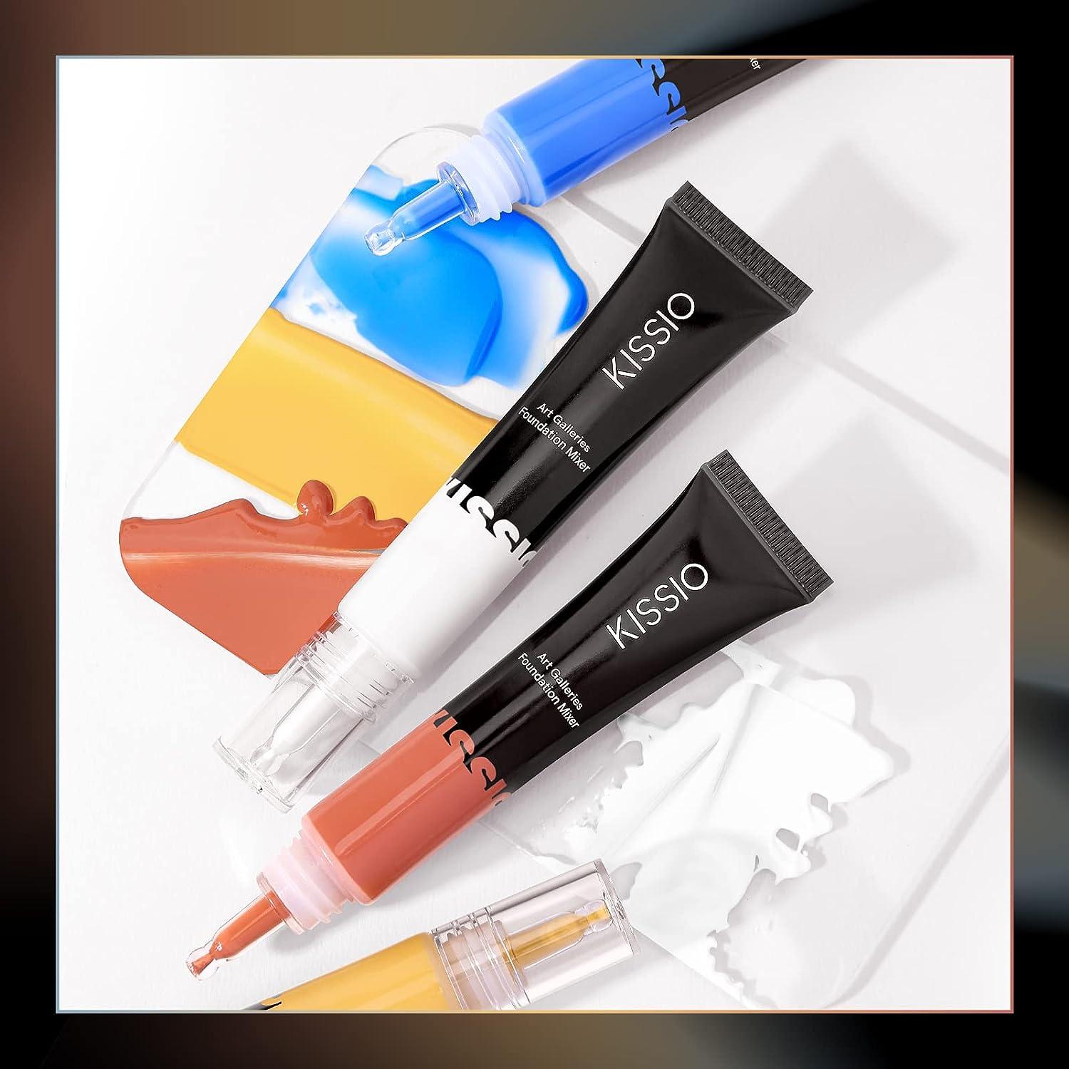 KISSIO Blue Foundation Mixing Pigment - Color Corrector for Smooth ...