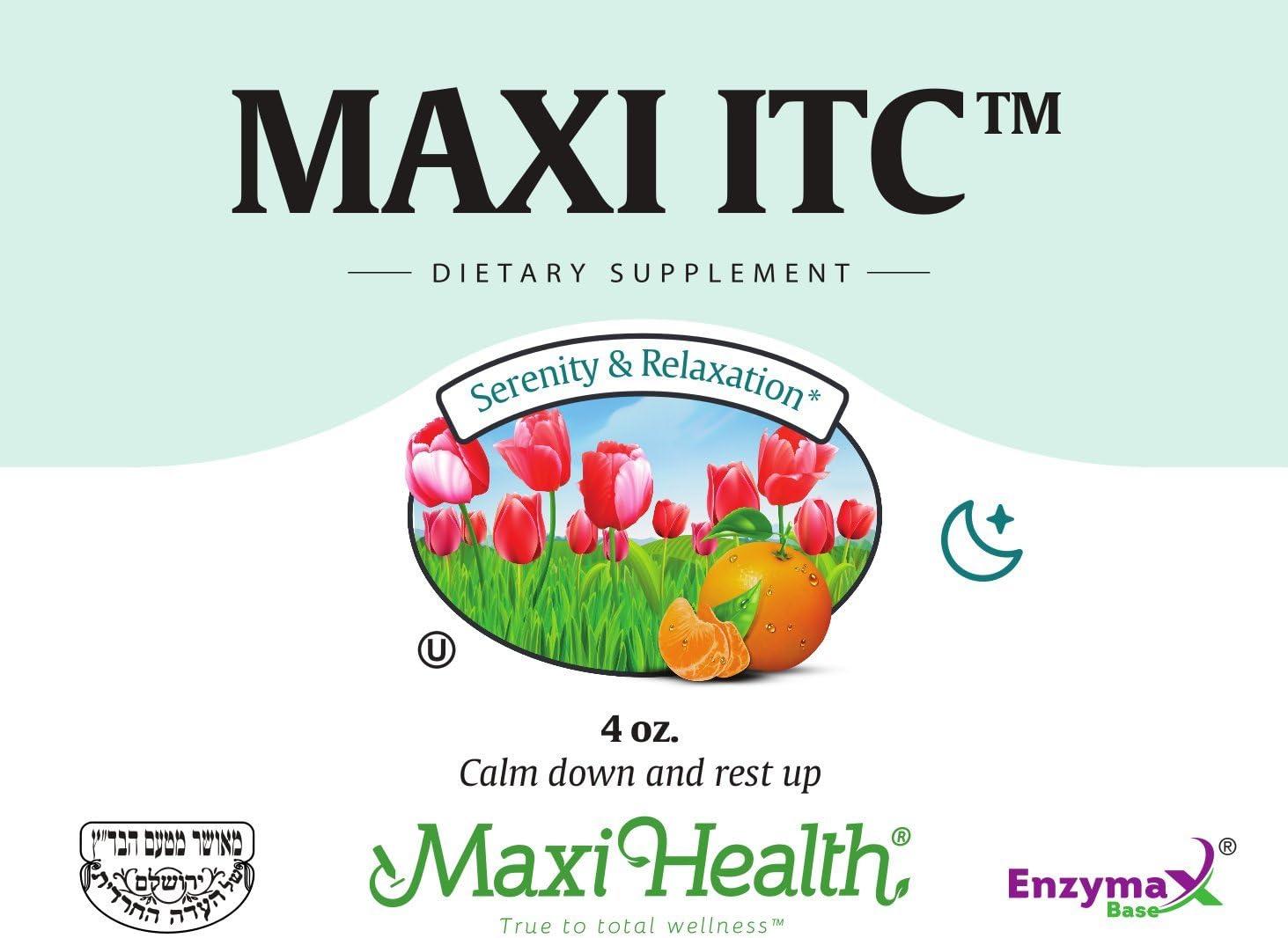Maxi Health ITC - Inositol - with Taurine and Vitamin C - Calming ...