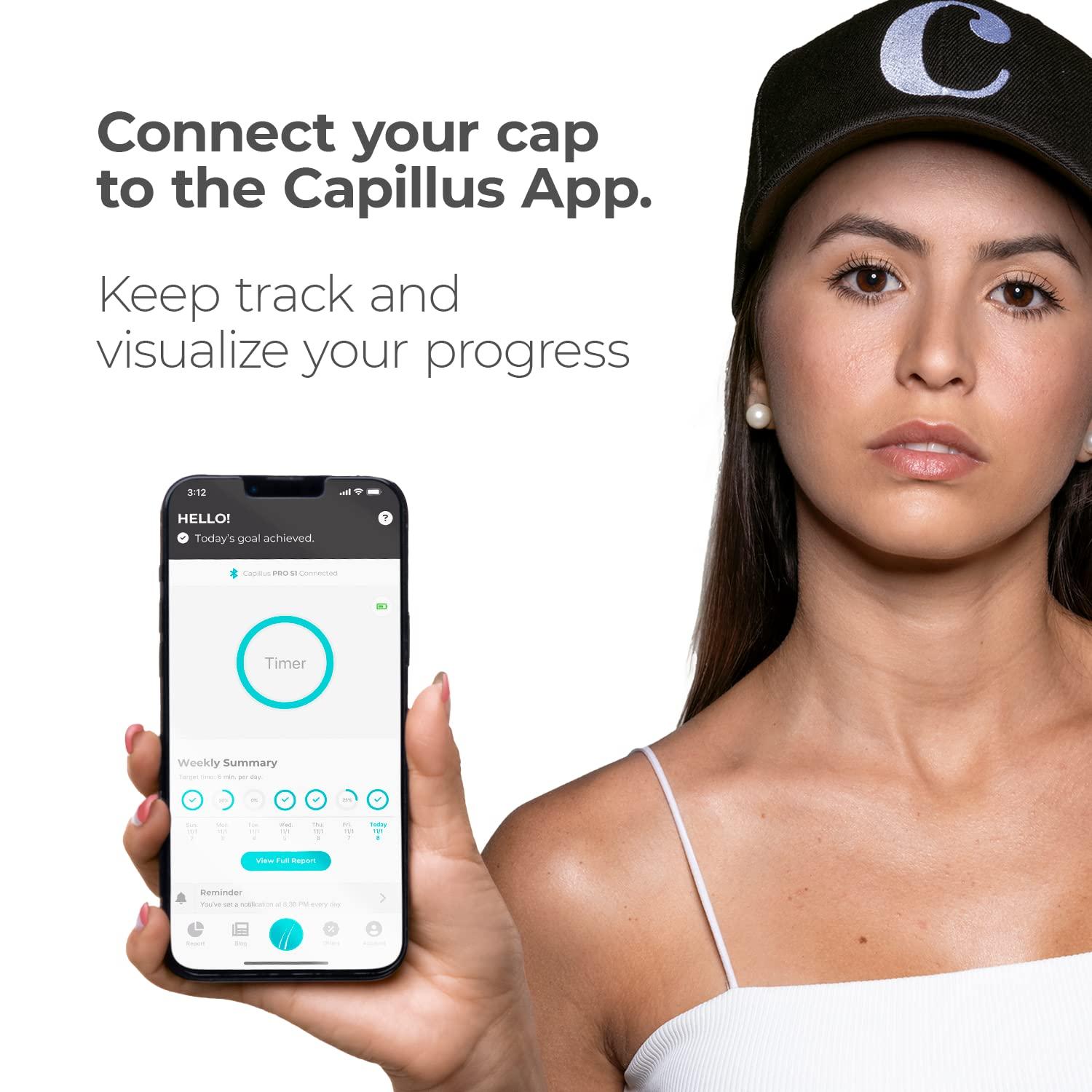 Capillus ONE S Hair Growth Laser Cap | 128 Medical Grade Laser Diodes ...