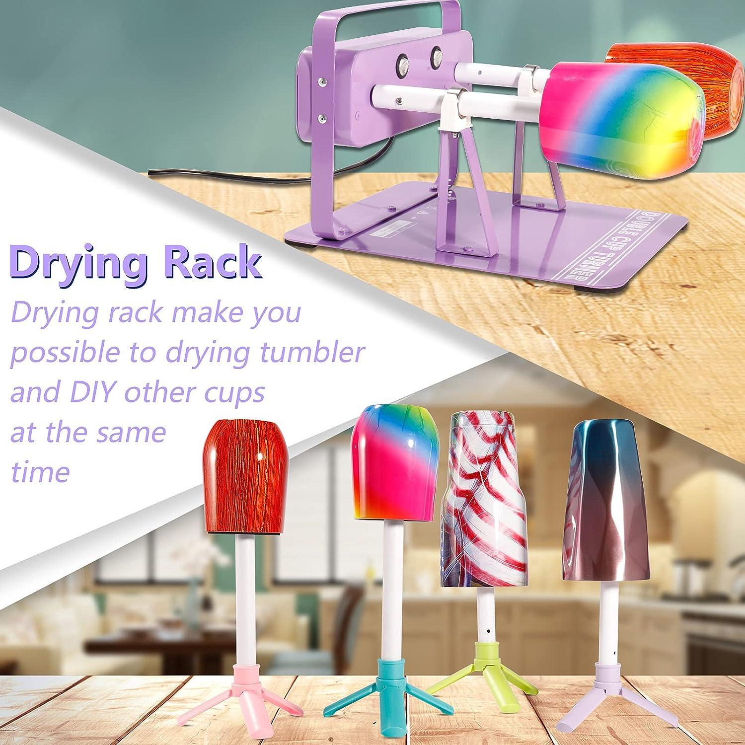 Blue Cup Drying Stander Holder for DIY Glitter Epoxy Tumblers - Cup ...