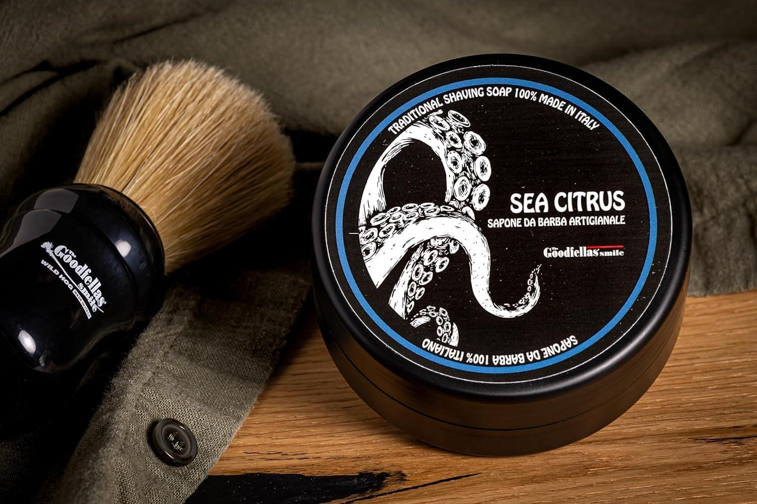 THE GOODFELLAS SMILE Seacitrus Traditional Shaving Soap 100g ...