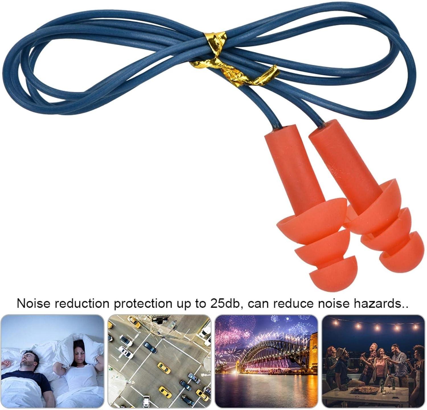 Premium Corded Silicone Earplugs | Metal Detectable Hearing Protection ...