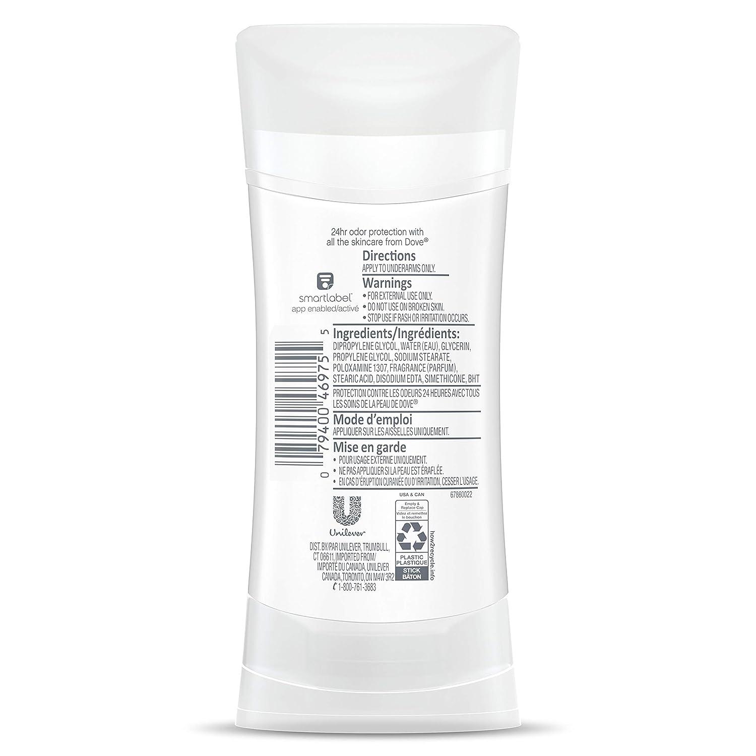 Dove Aluminum-Free Deodorant for Sensitive Women, 2.6 oz - 24H Odor ...