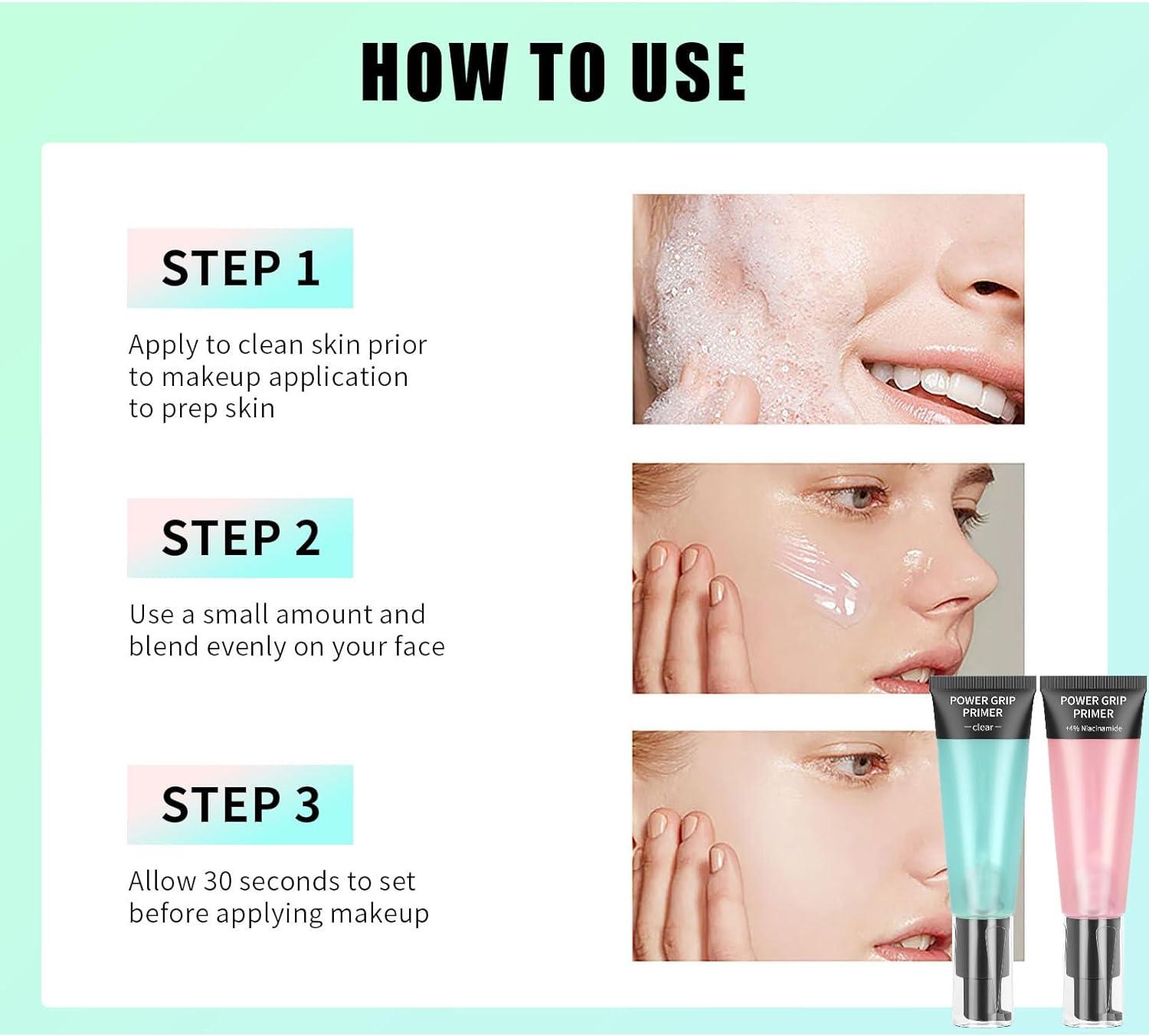 Hydrating Gel-Based Face Primer with Hyaluronic Acid - Long Lasting ...