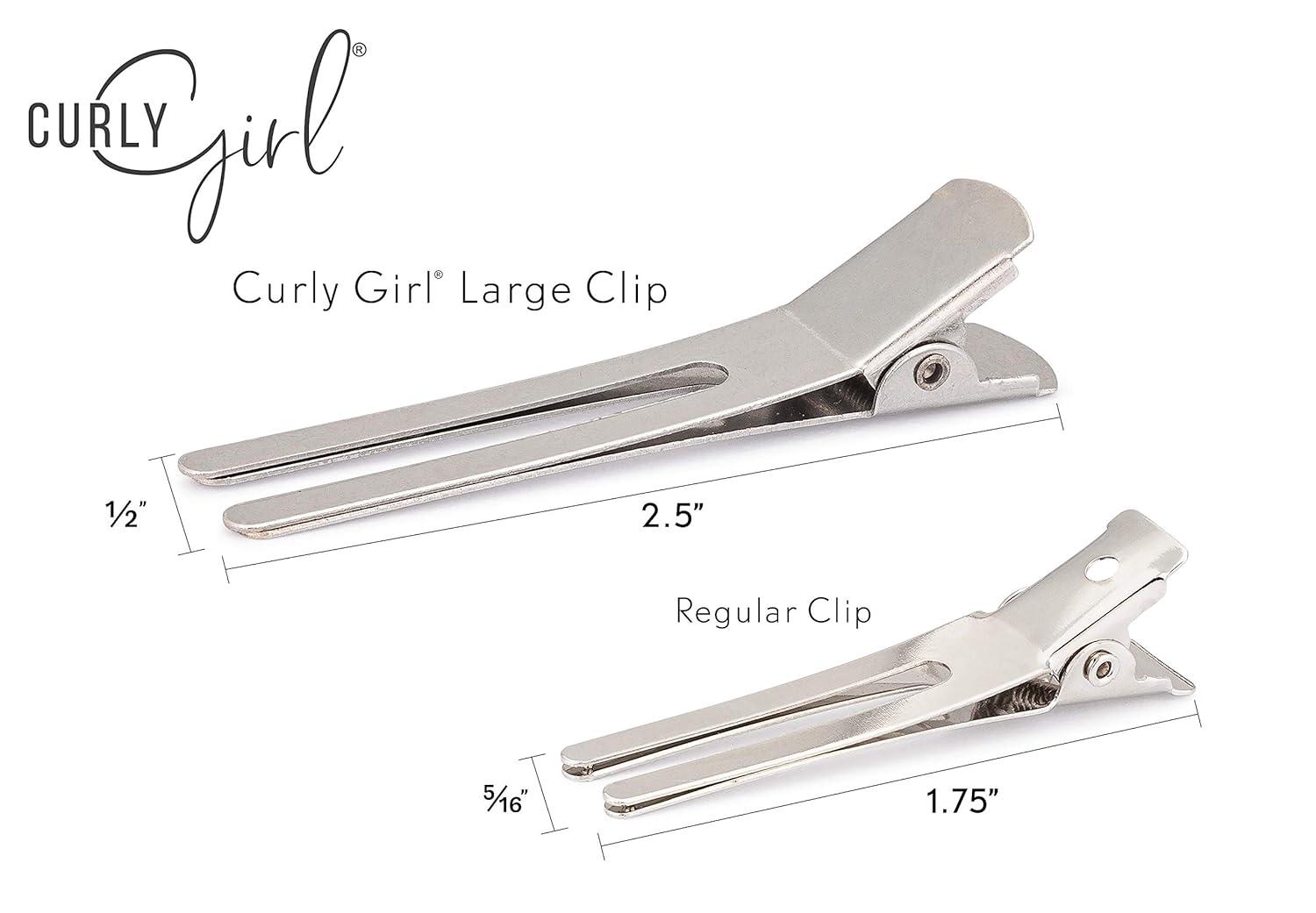 Curly Girl Large Root Curl Clips - 2 Pack, Rust Resistant Alligator ...