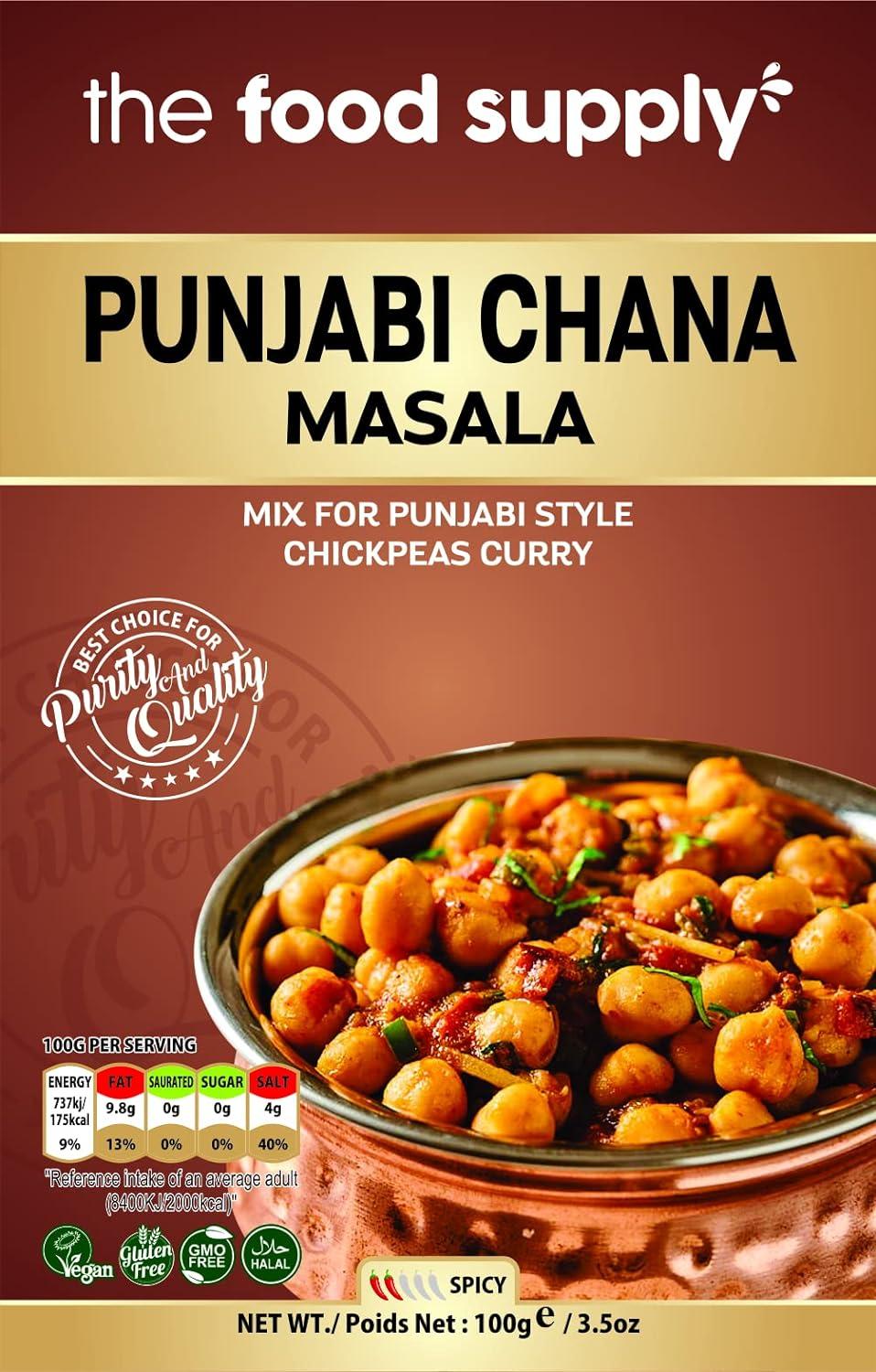 Punjabi Chana Masala 100g - Premium Artisan Spice Mix, All Natural ...