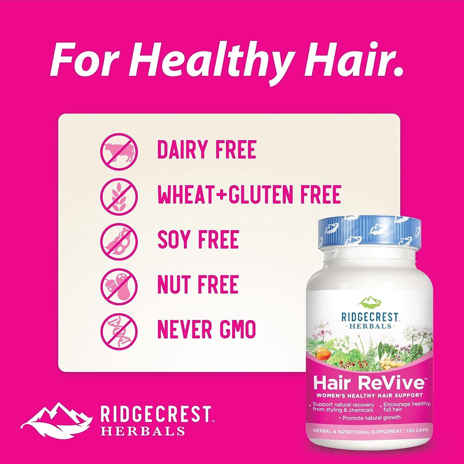 Women's Hair ReVive Capsules - 120 Count - Healthy Hair Support - Non ...