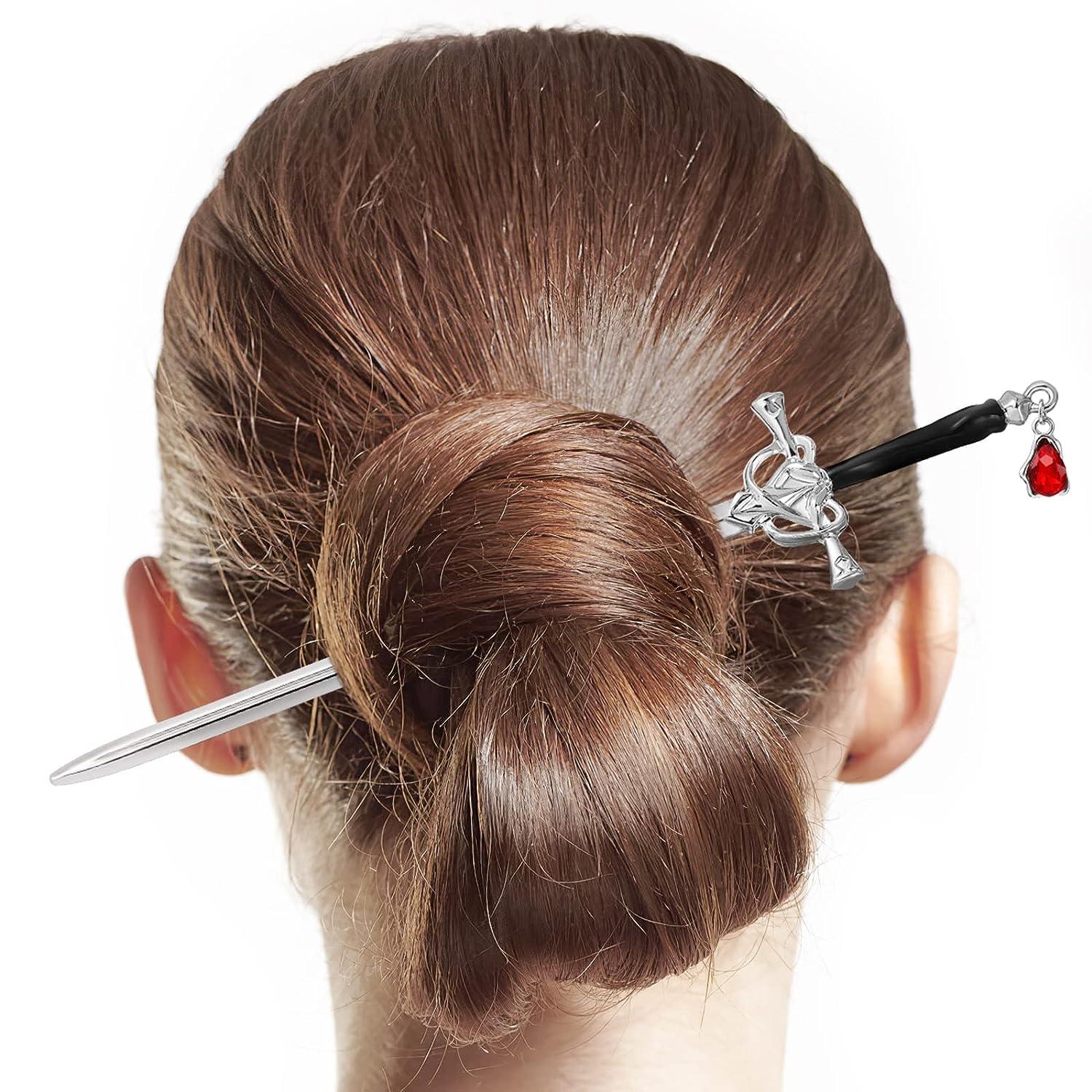 KALLORY Chinese Style Sword Hair Stick - Women's Hair Accessories | Buy ...